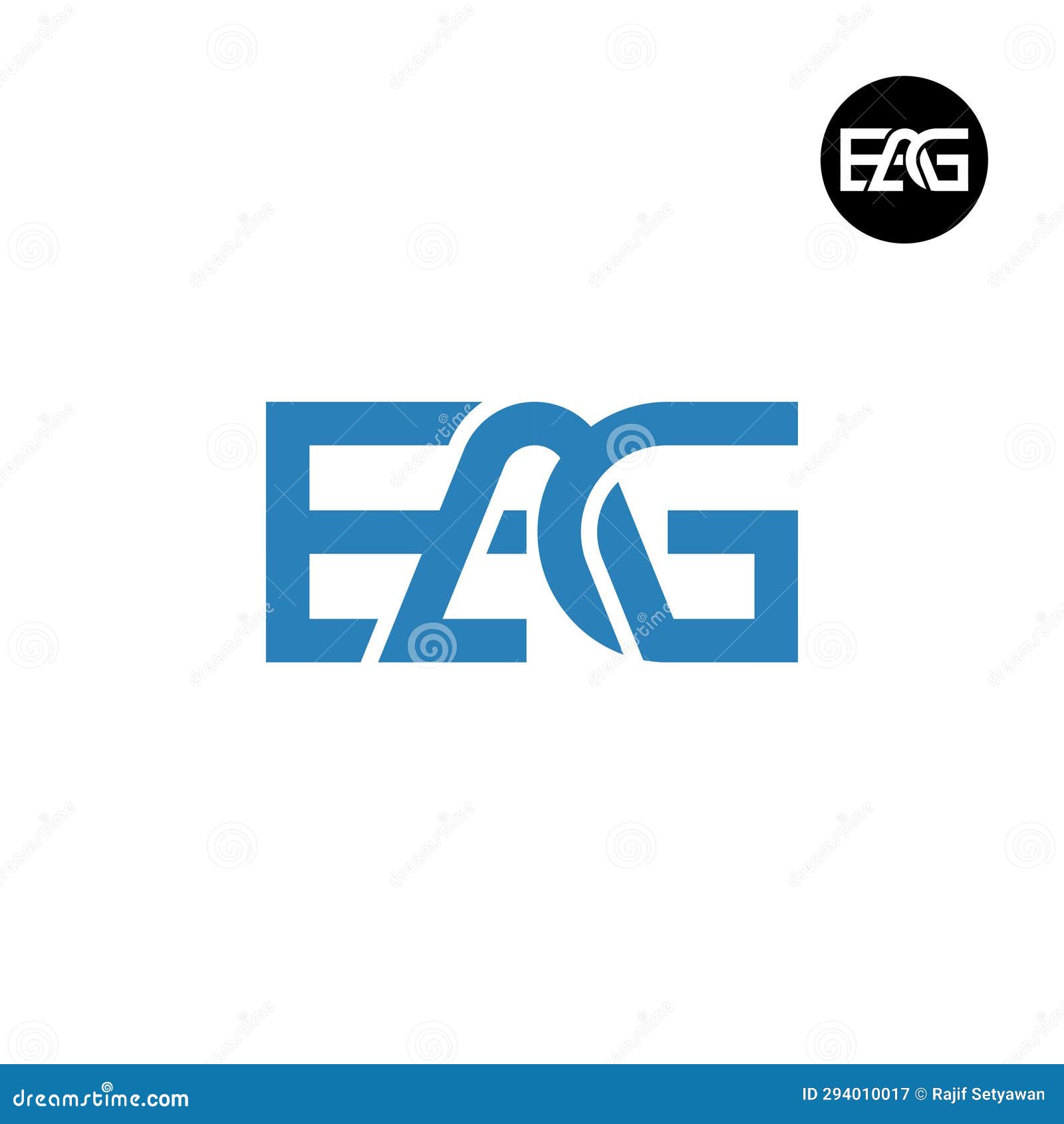 Letter EAG Monogram Logo Design Stock Vector - Illustration of venture ...