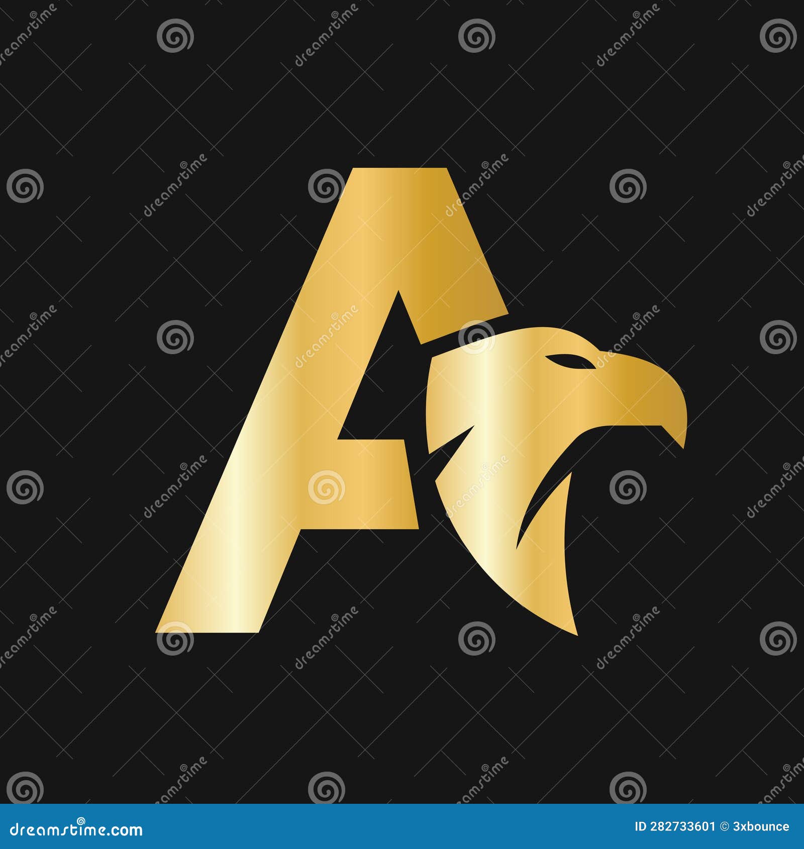 Letter a Eagle Logo Design. Transportation Symbol Vector Template Stock Vector - Illustration of ...