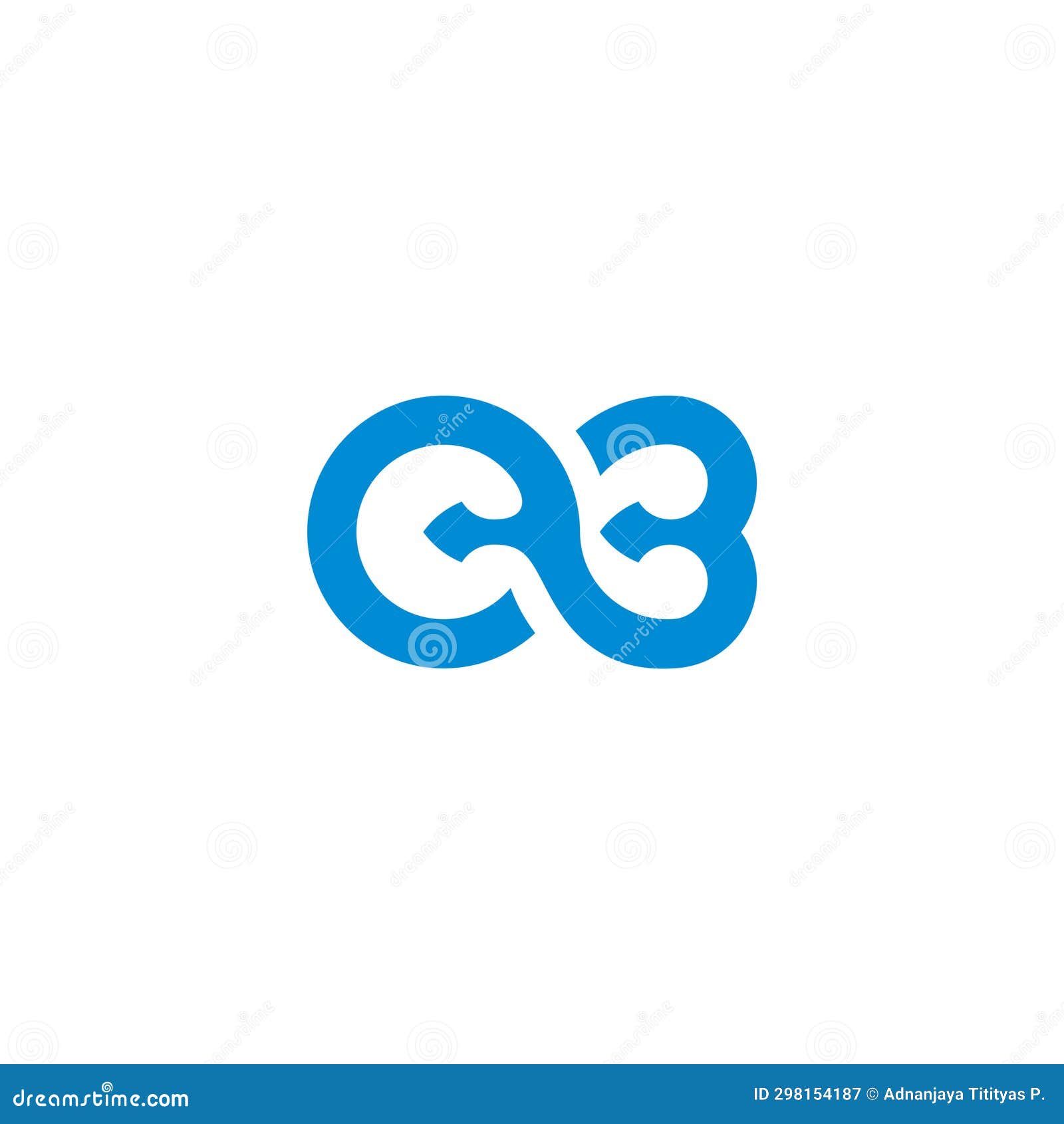 Letter Eb Curve Circles Loop Logo Vector Stock Vector - Illustration of ...