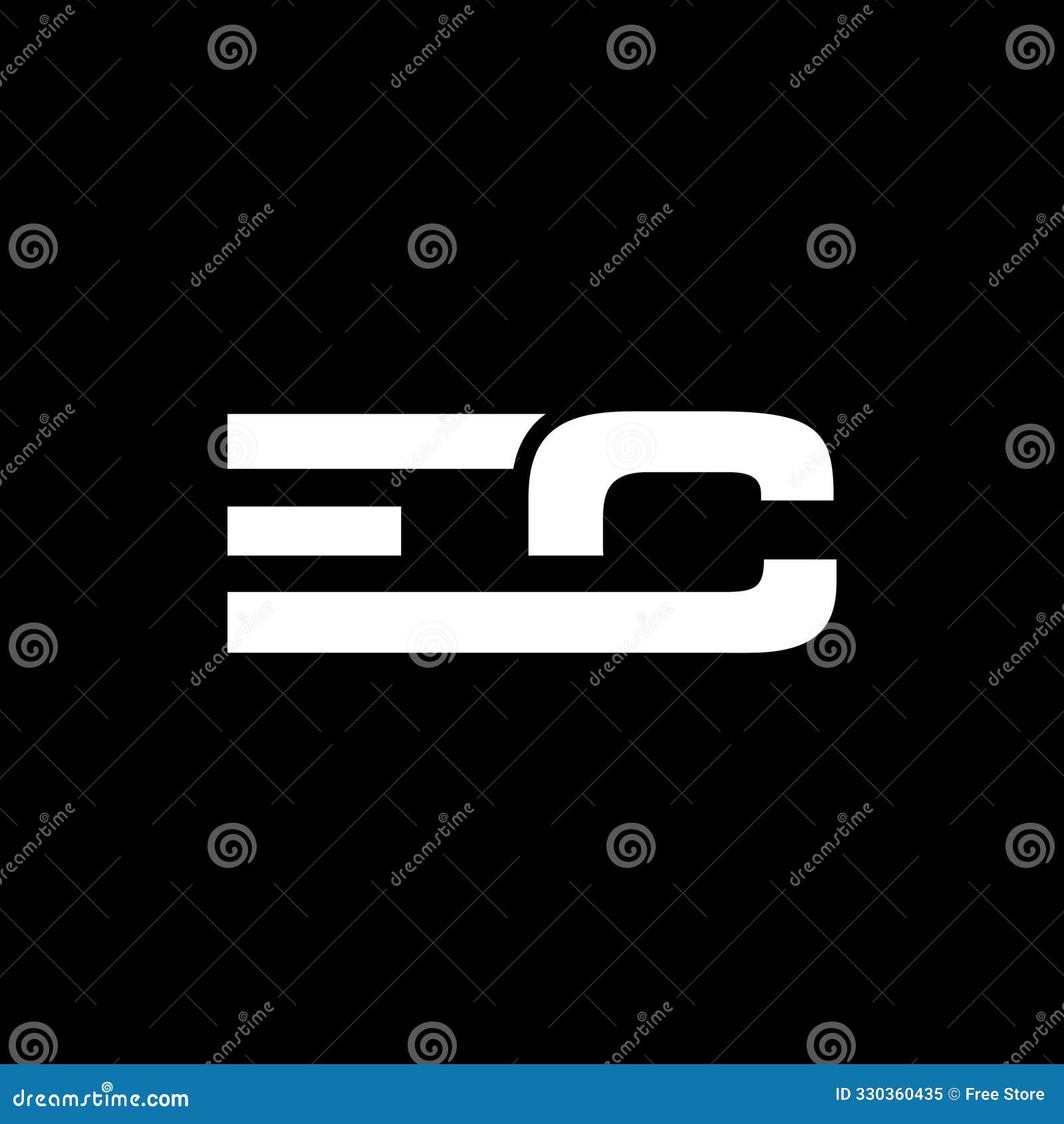 Letter EC Modern Simple Icon Business Creative Design Template Logo ...