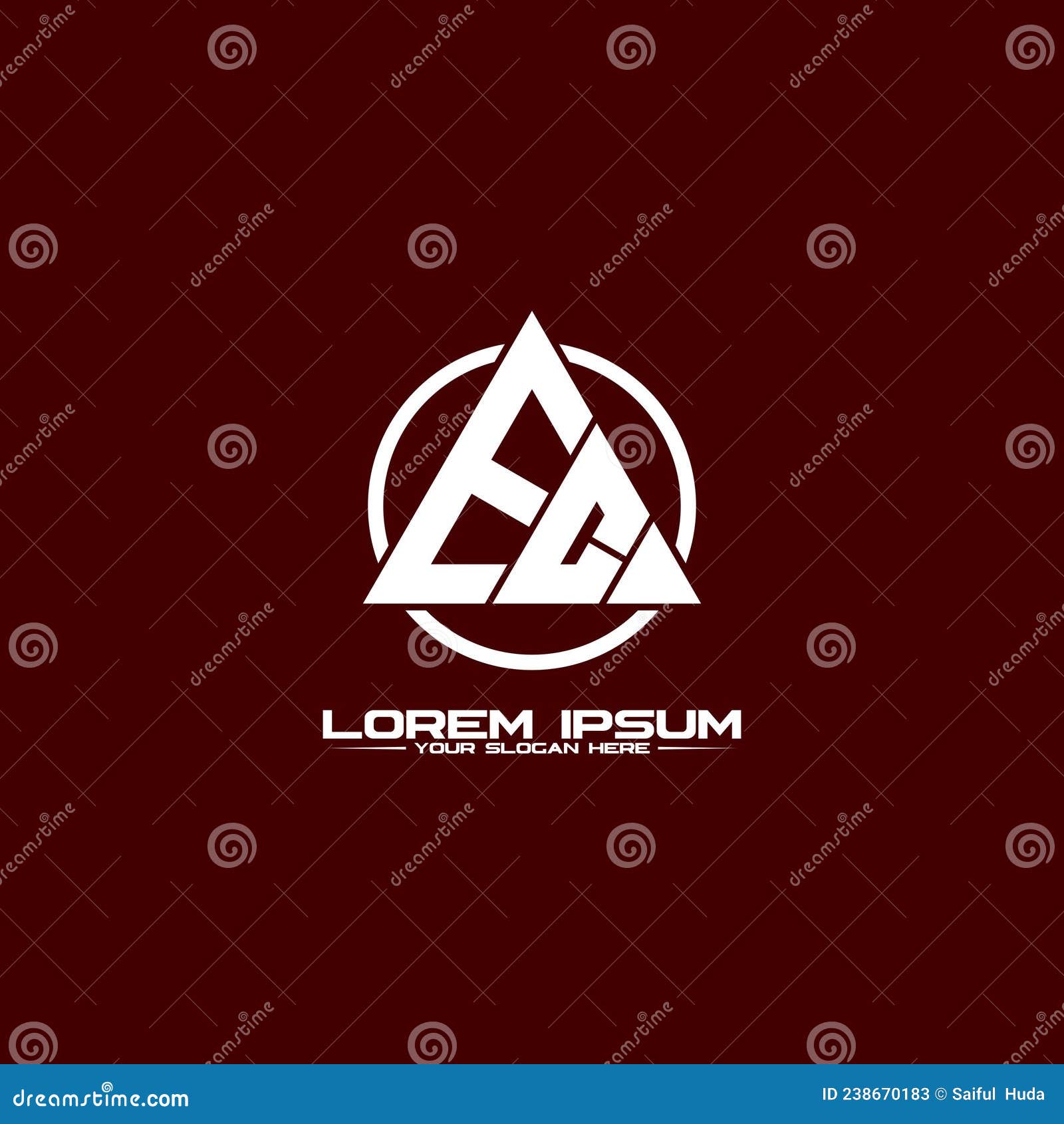 Letter EC Simple Monogram Logo Icon Design. Stock Vector - Illustration ...