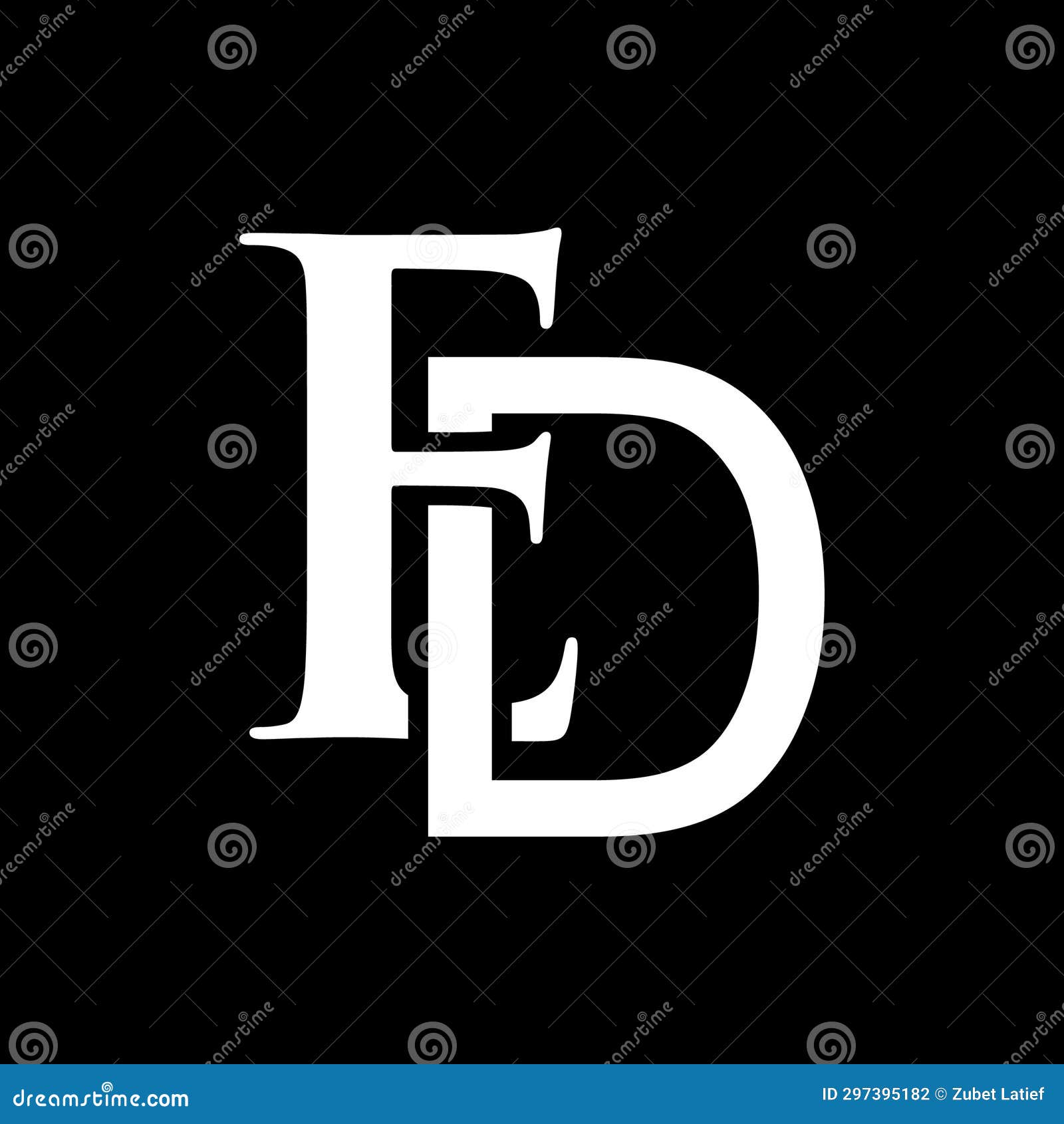 Letter ED Modern Monogram Logo Vector Design, Logo Initial Vector Mark ...