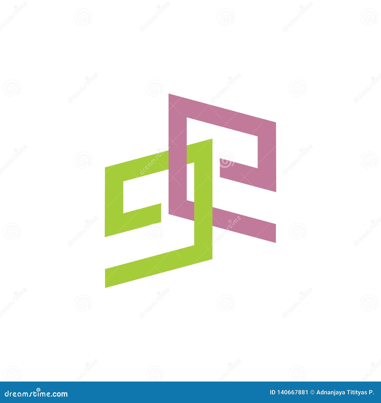 Letter Ee Linked Simple Logo Vector Stock Vector - Illustration of flat ...