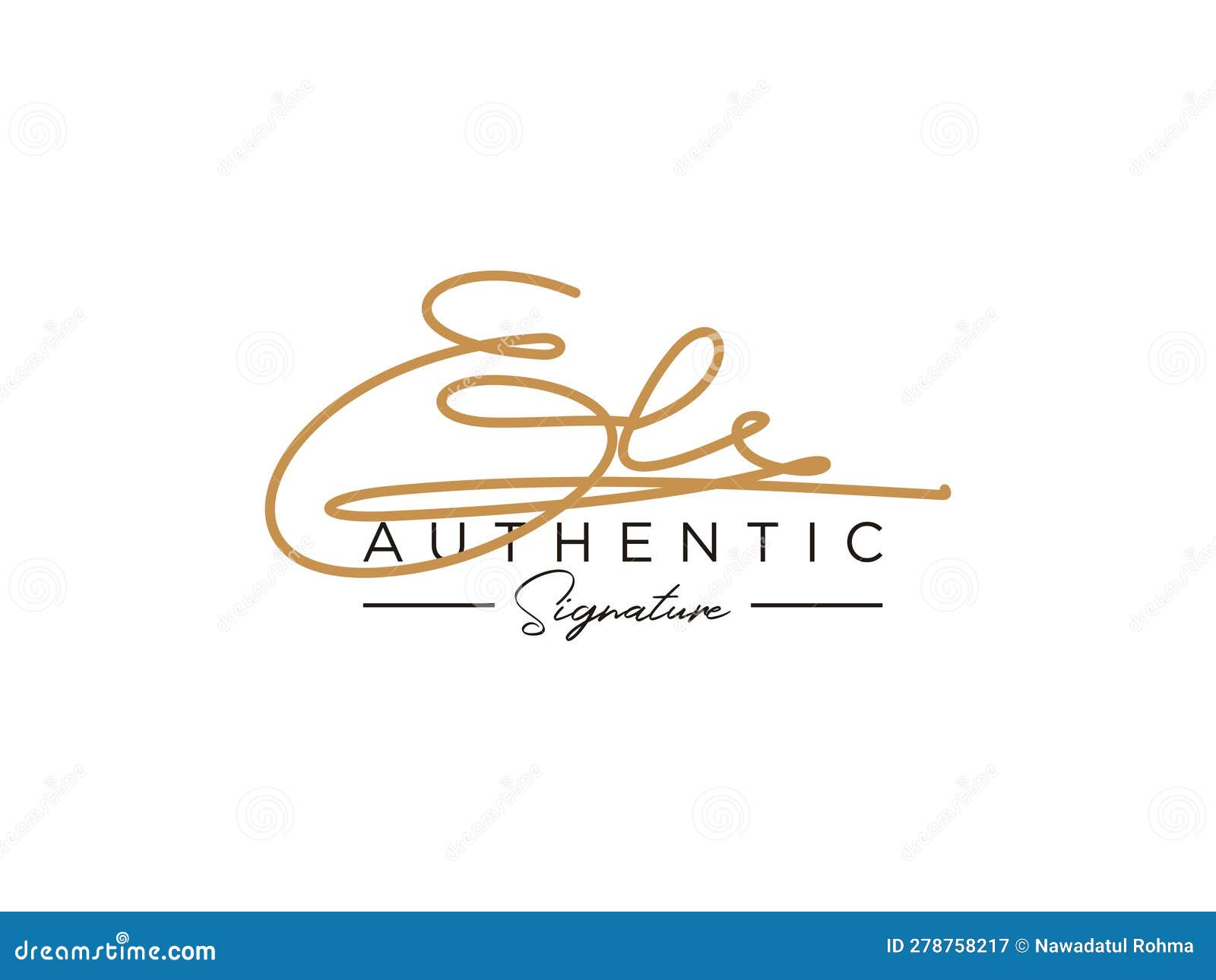 Letter EE Signature Logo Template Vector Stock Vector - Illustration of ...