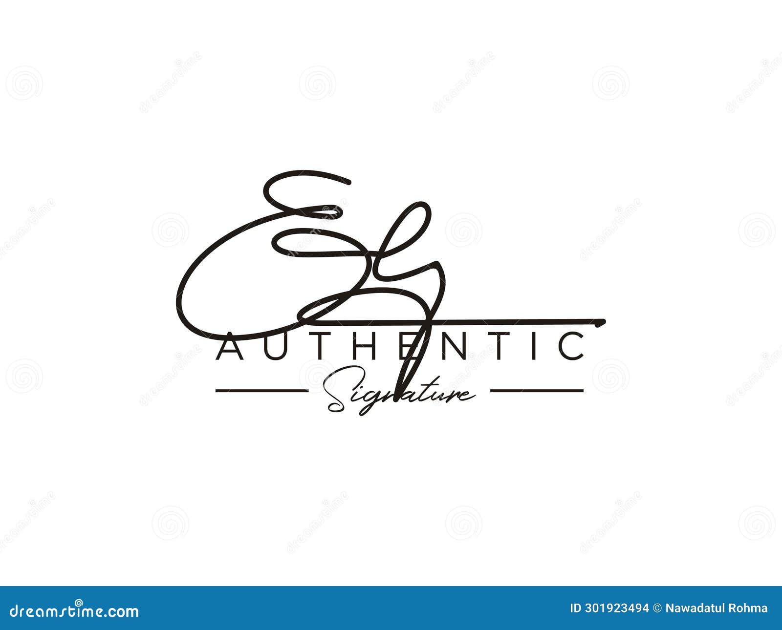 Letter EE Signature Logo Template Vector Stock Vector - Illustration of ...