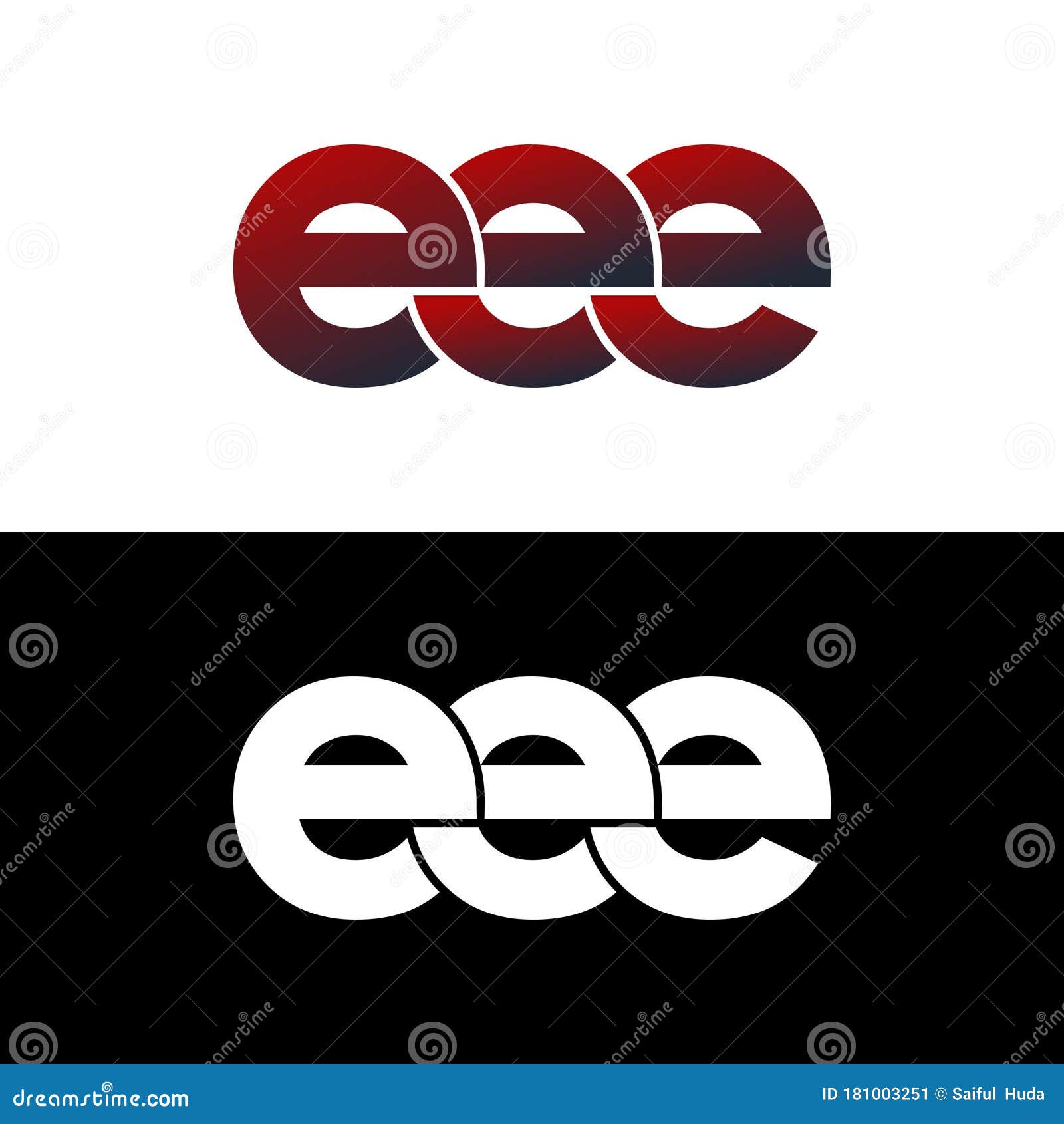 Letter Eee Simple Logo Icon Design Vector Stock Vector Illustration Of Abstract Graphic