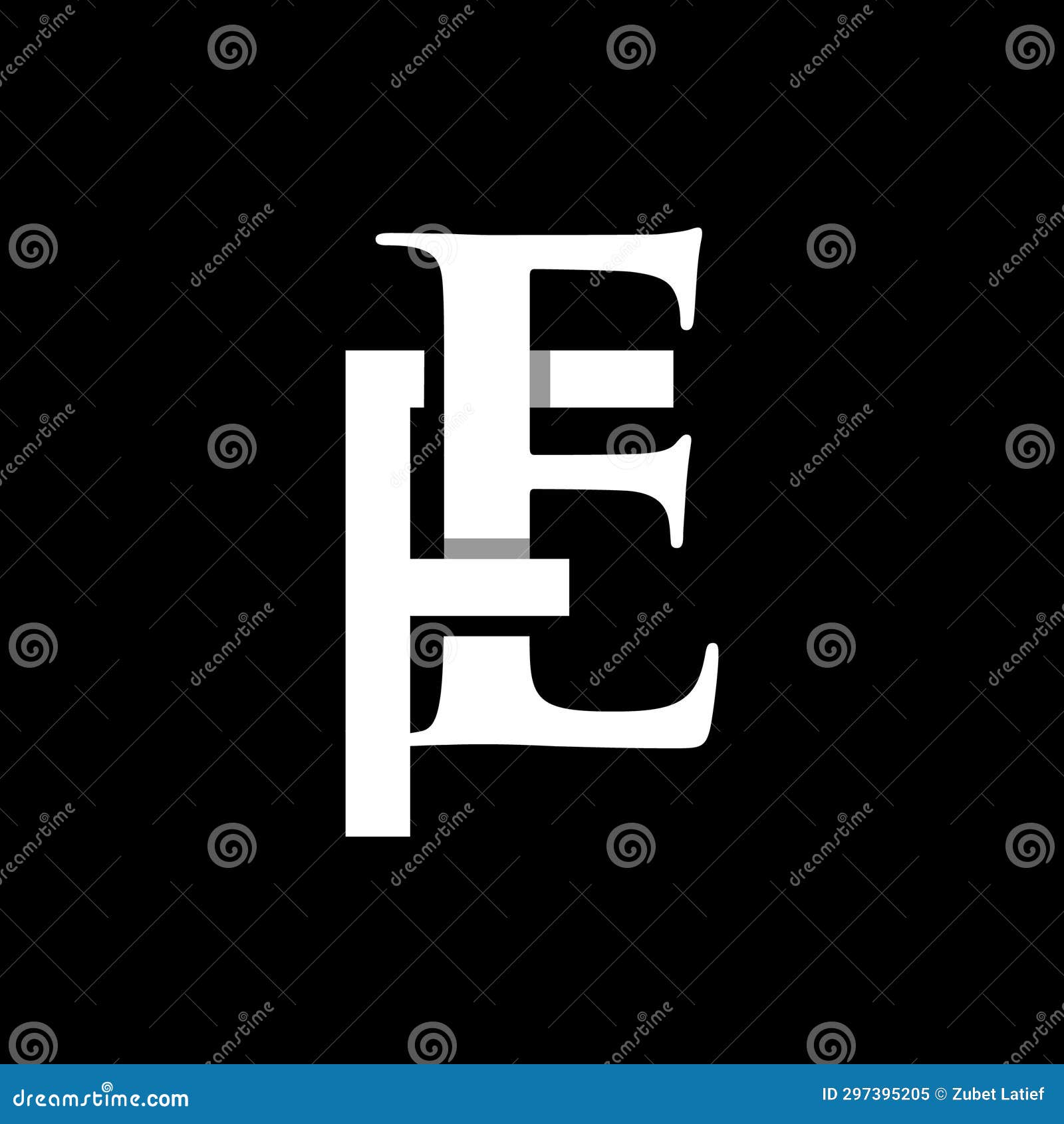 Letter EF Modern Monogram Logo Vector Design, Logo Initial Vector Mark ...
