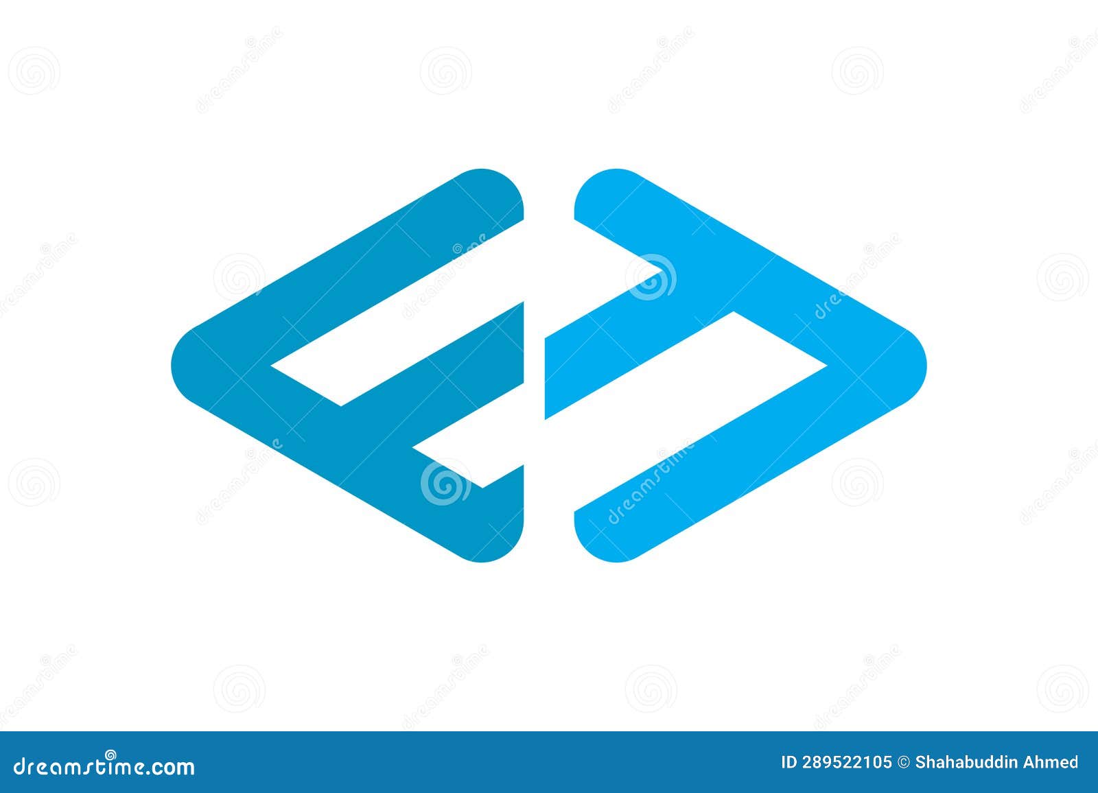 Letter EF Monogram Logo Vector Illustration Stock Vector - Illustration ...