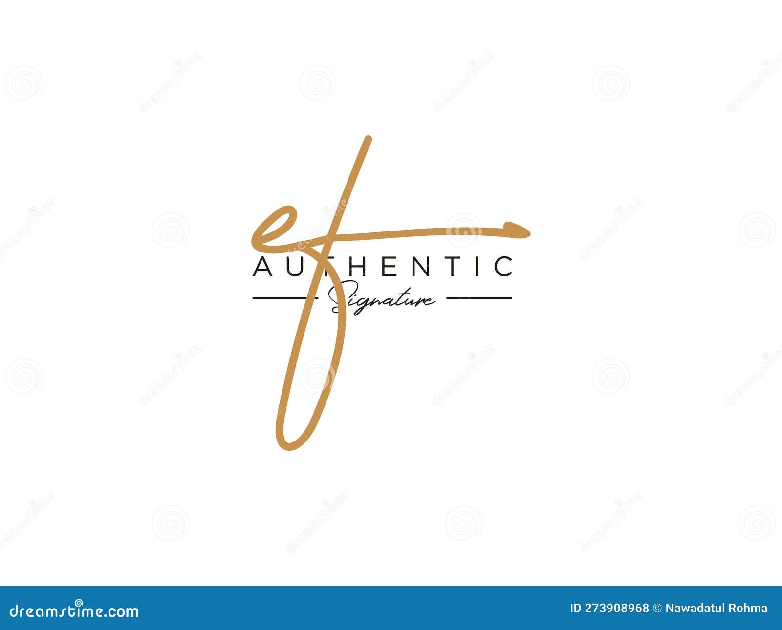 Letter EF Signature Logo Template Vector Stock Vector - Illustration of ...
