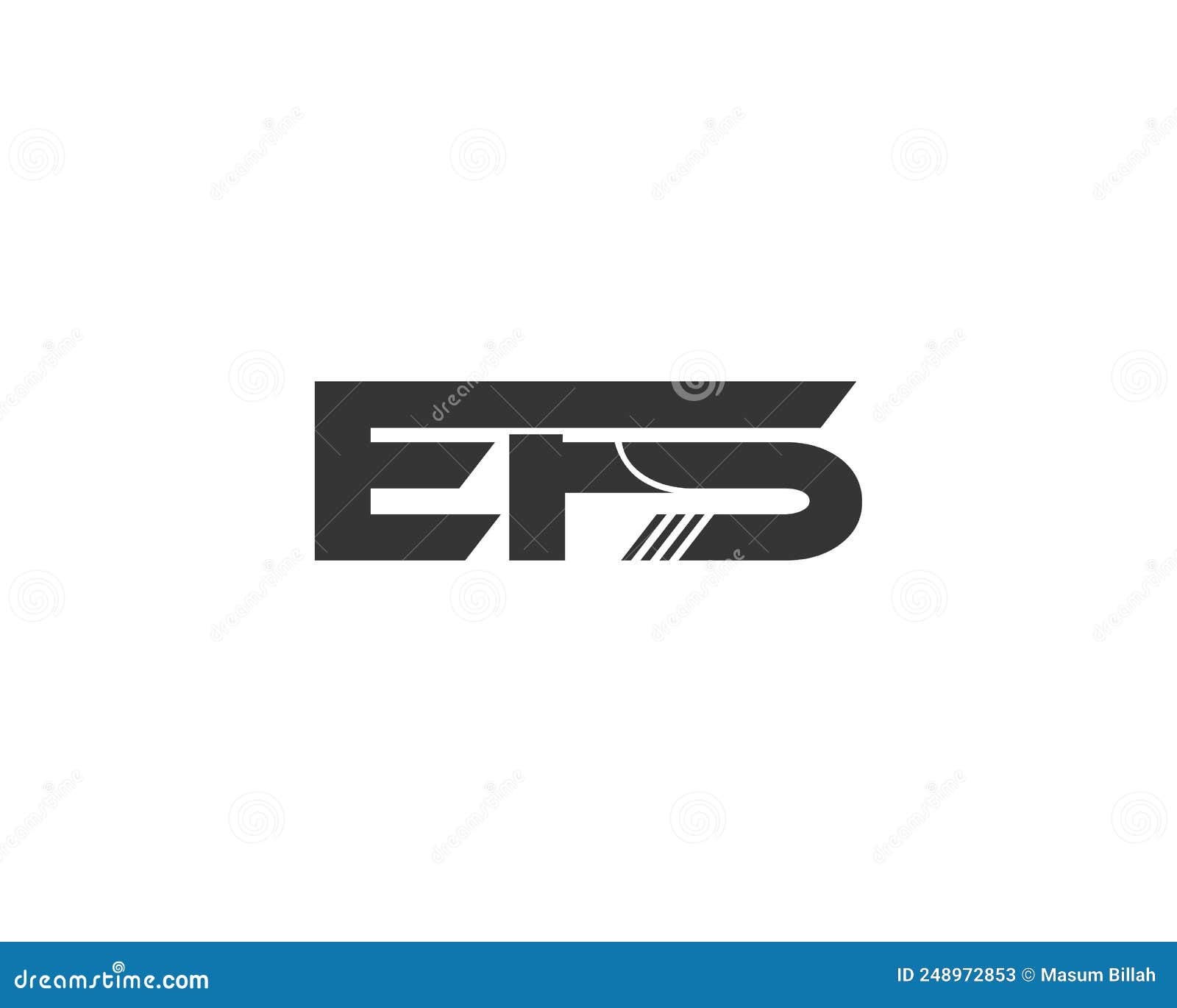 Letter EFS Creative Logo Design. Stock Vector - Illustration of style ...