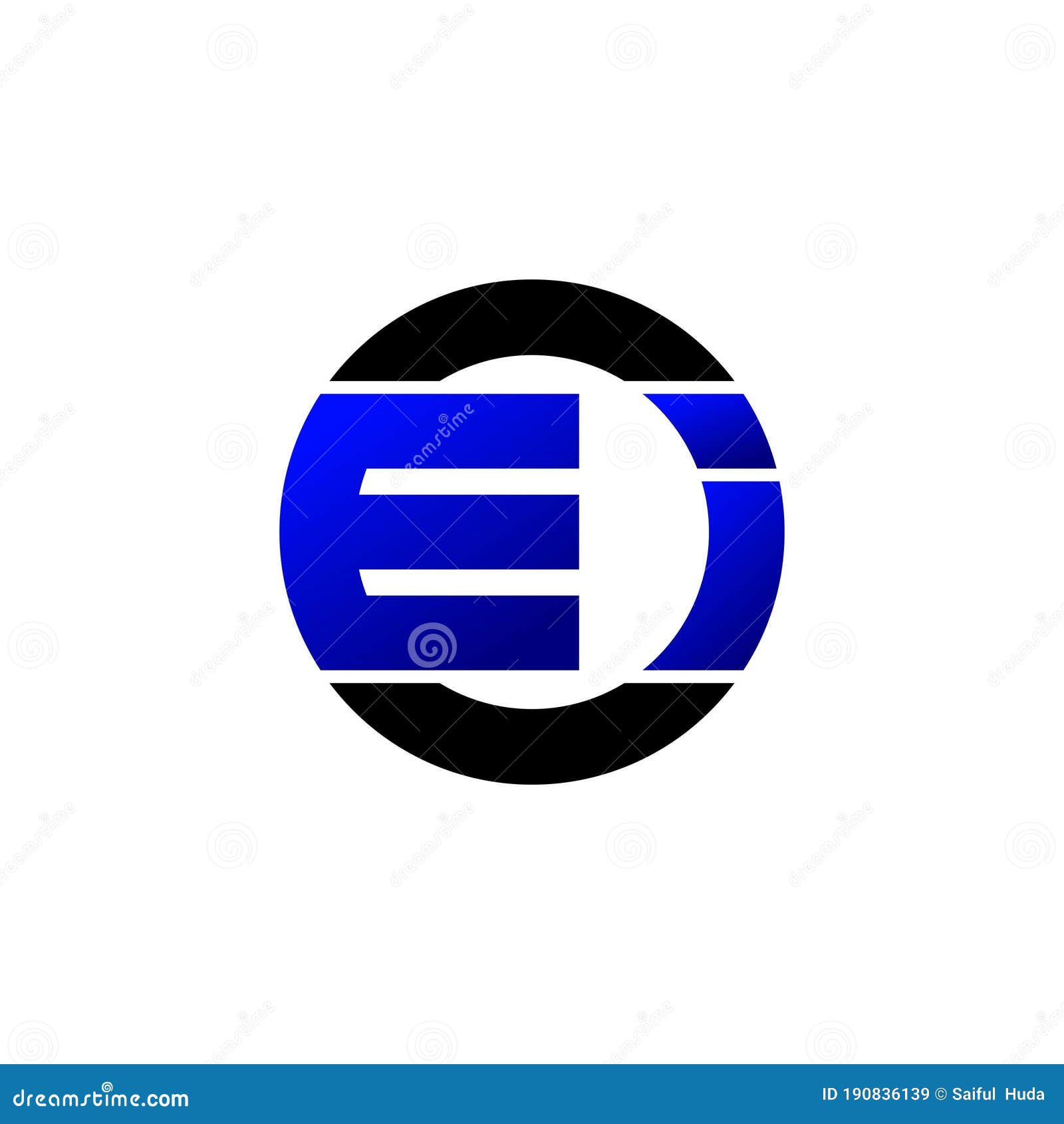 Letter EI Monogram Logo Icon Design Vector. Stock Vector - Illustration ...
