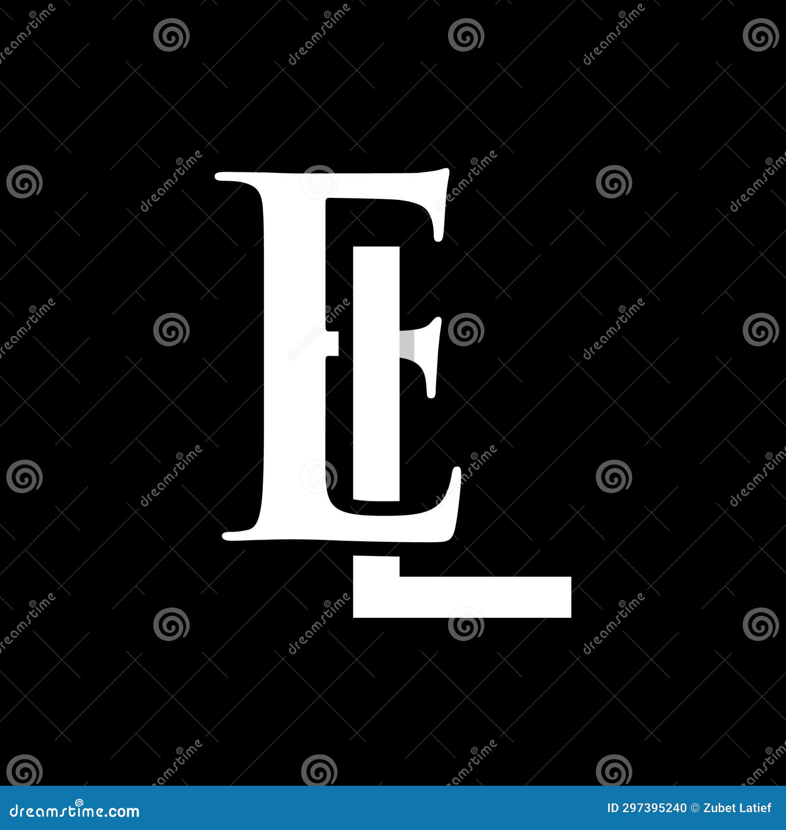 Letter EL Modern Monogram Logo Vector Design, Logo Initial Vector Mark ...