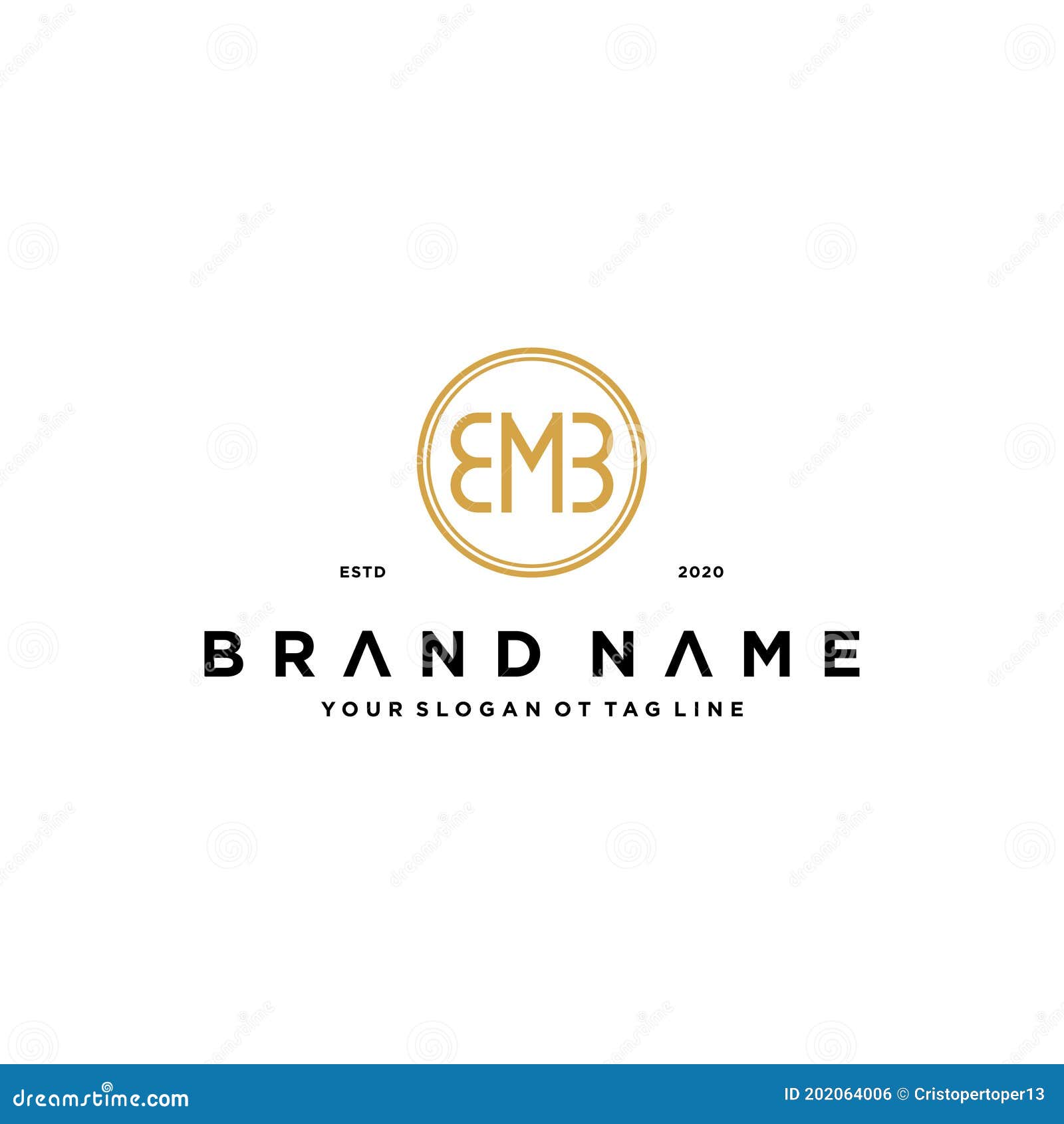 Letter EMB Logo Design Concept Vector | CartoonDealer.com #202064006
