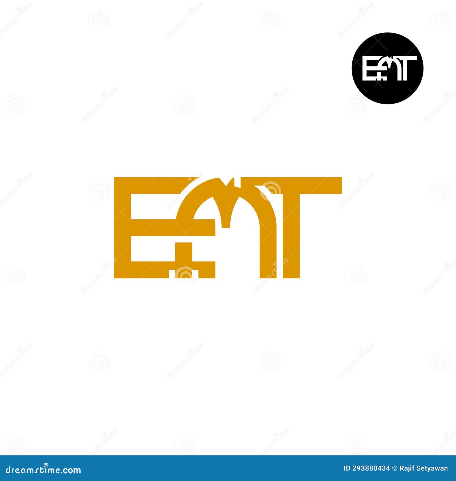 Letter EMT Monogram Logo DesignLetter EMT Monogram Logo Design Vector ...