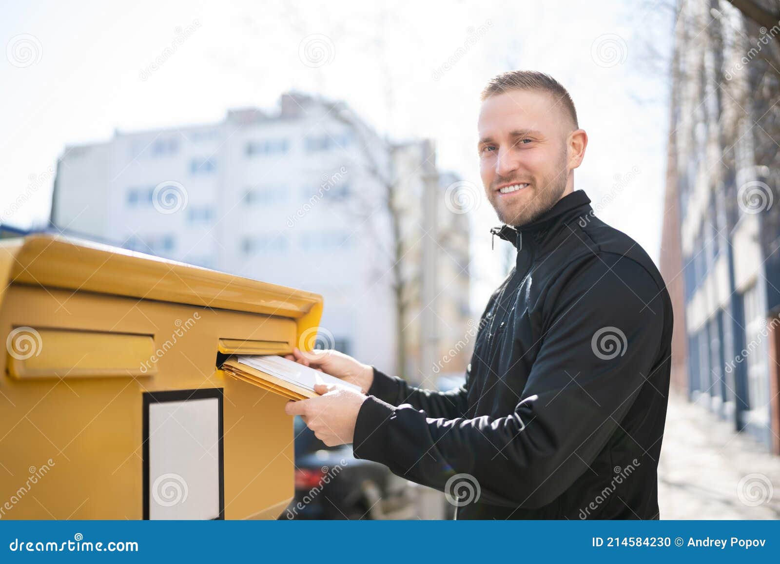 Letter in Envelope or Document in Mailbox Stock Photo - Image of ...