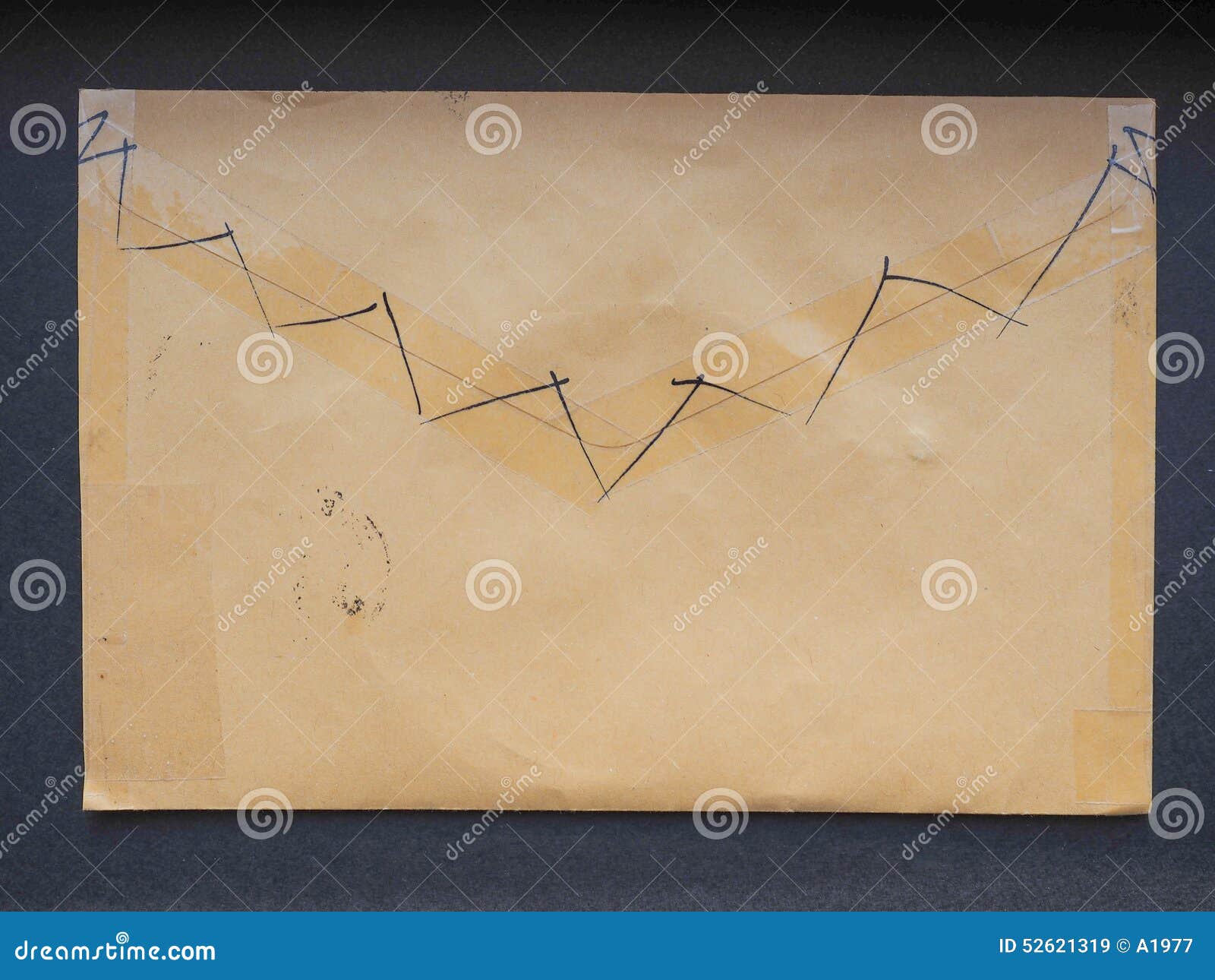 Letter envelope sealed stock image. Image of envelope - 52621319