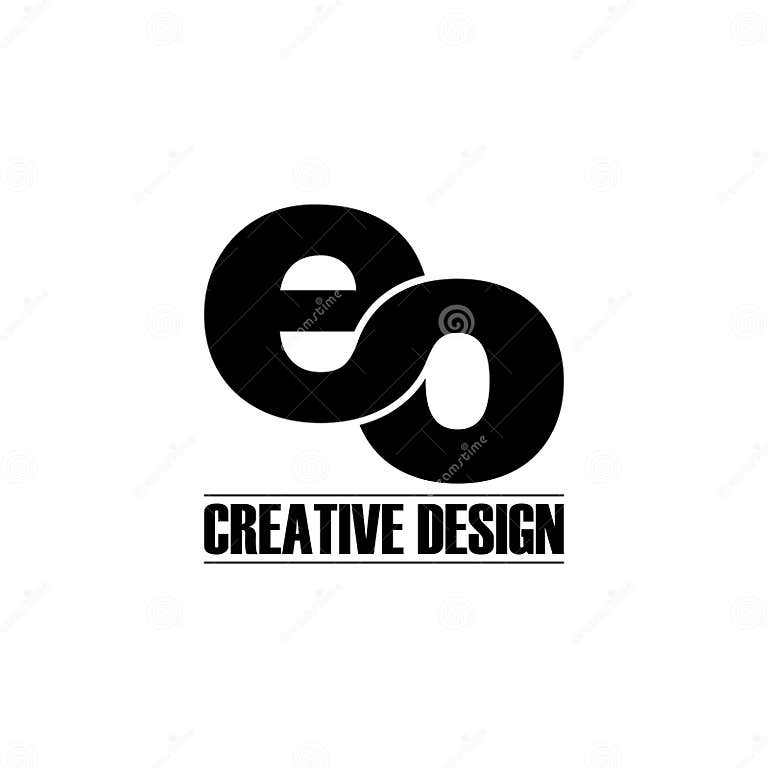 Letter EO Monogram Logo Icon Design Vector. Stock Vector - Illustration ...