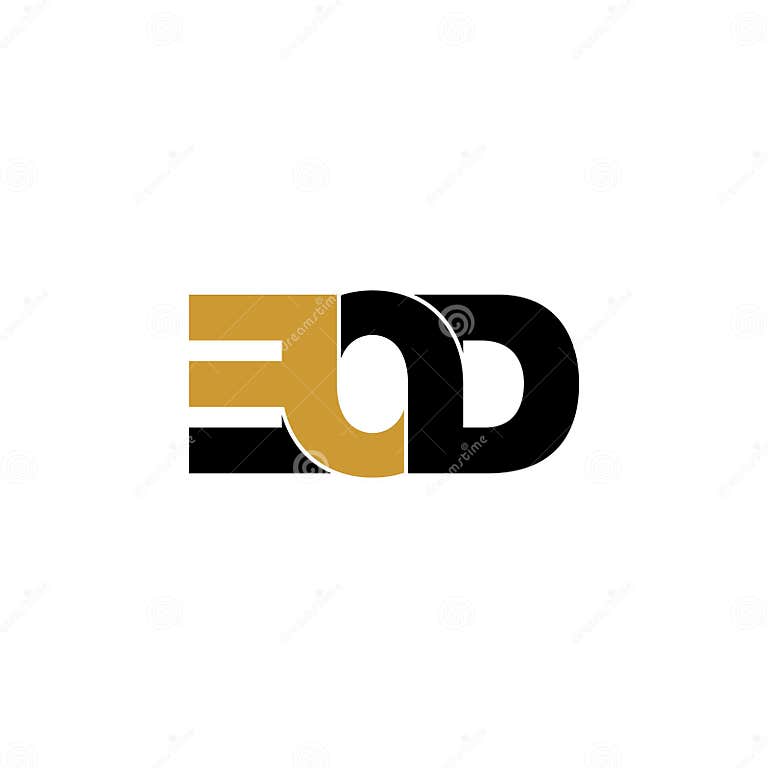 Letter EOD Simple Monogram Logo Icon Design. Stock Vector ...
