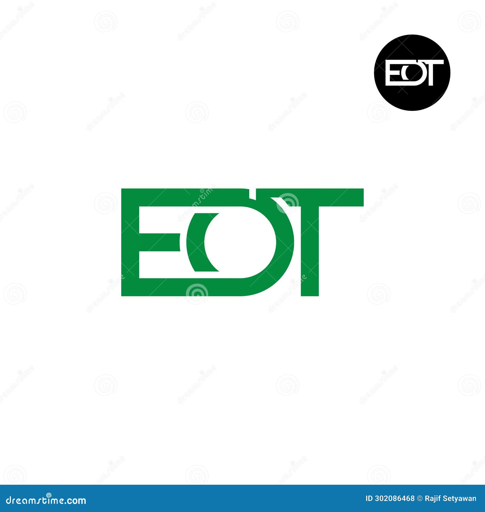 Letter EOT Monogram Logo Design Stock Vector - Illustration of alphabet ...