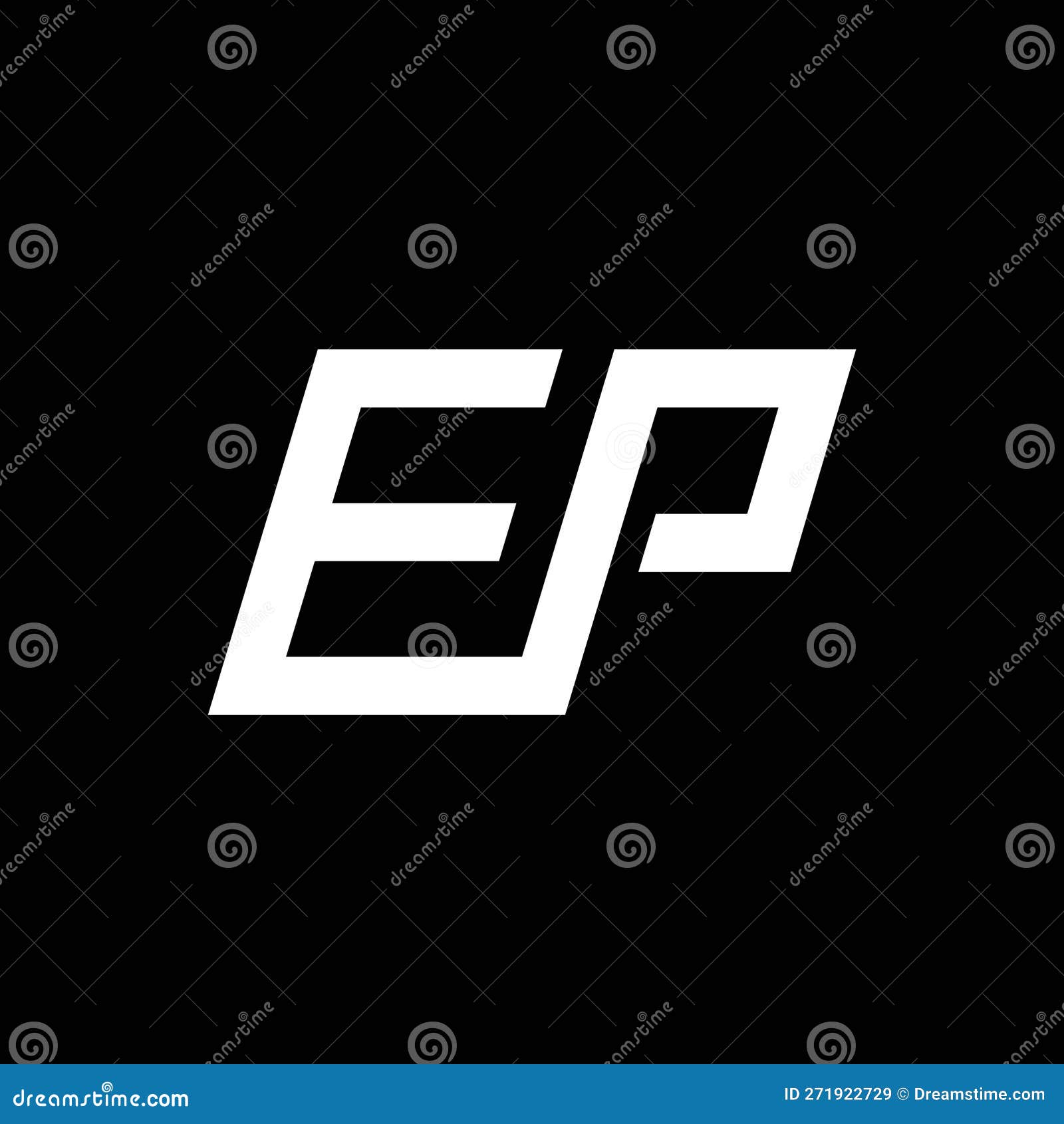Letter Ep Initial Logo Vector Icon Illustration Stock Vector ...