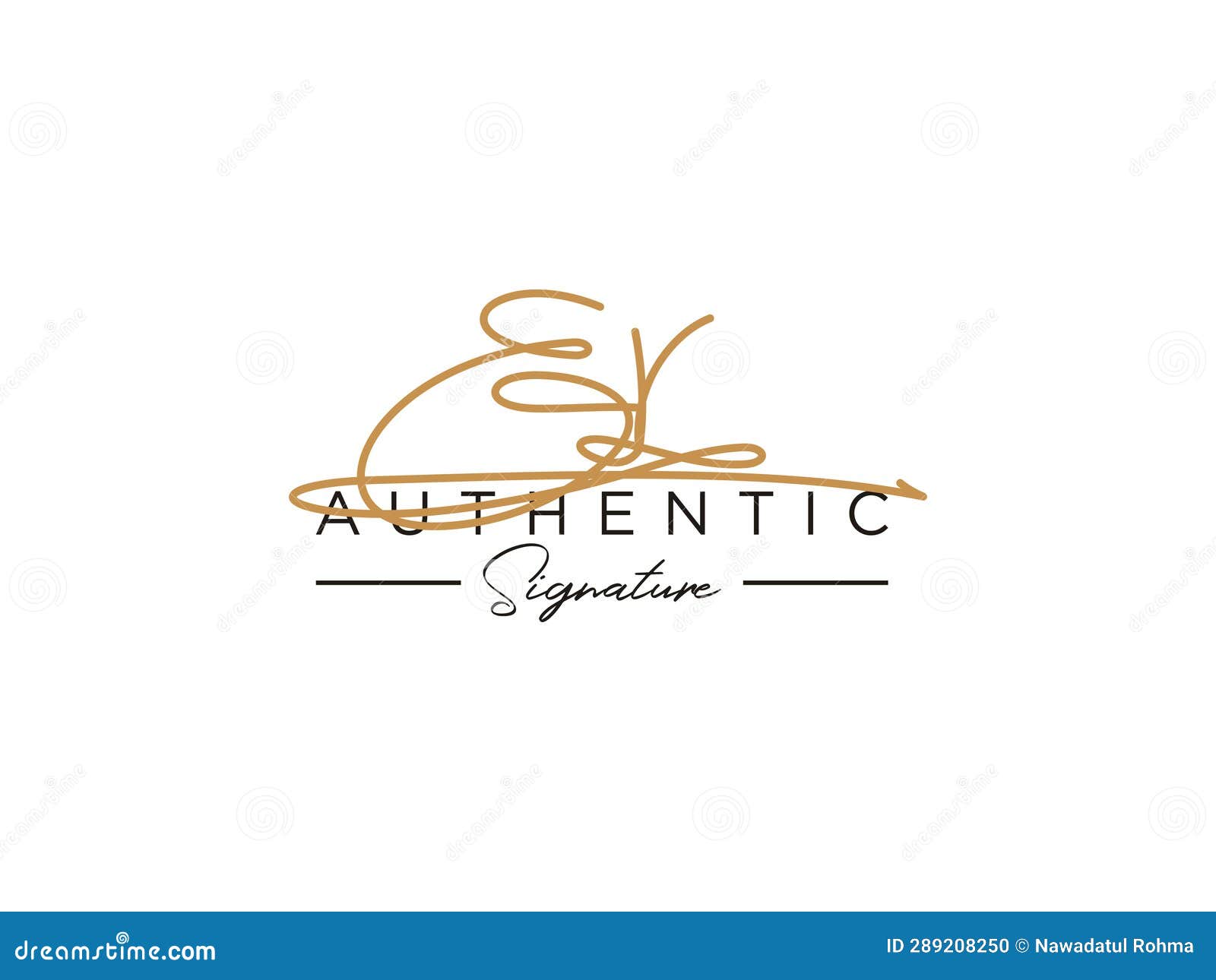 Letter ER Signature Logo Template Vector Stock Vector - Illustration of ...