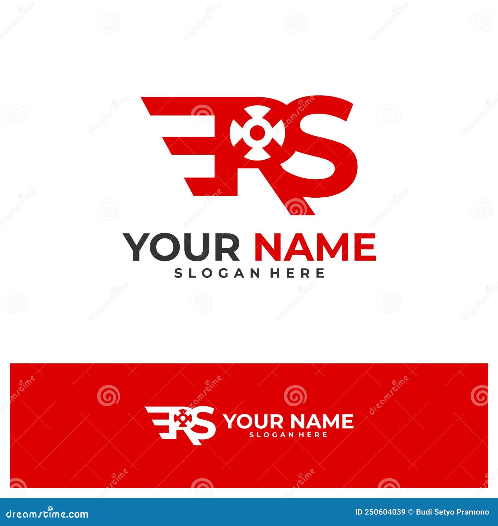 Letter ERS Logo Design Template. Initial ERS Course Logo Concept Vector ...