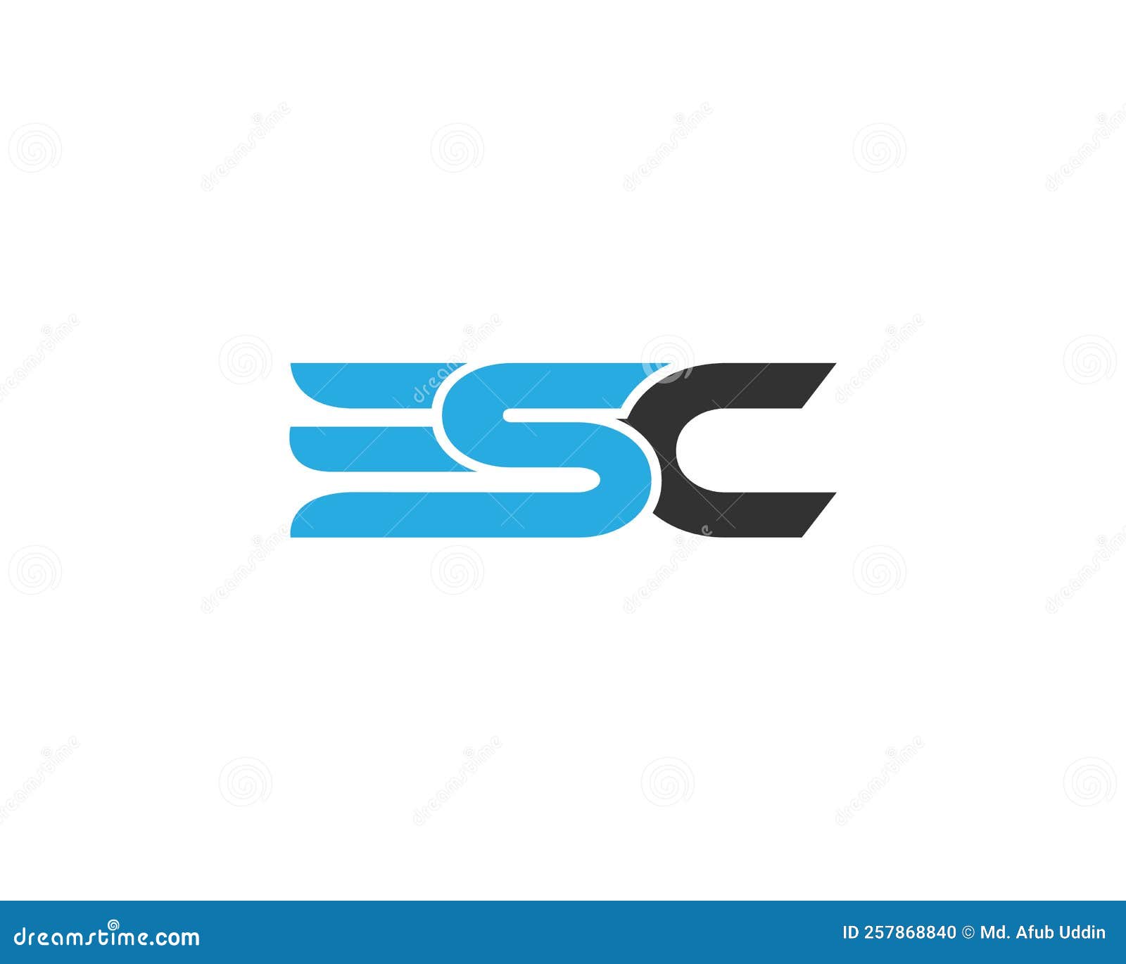 Letter ESC Logo Icon Design Stock Vector - Illustration of badge ...