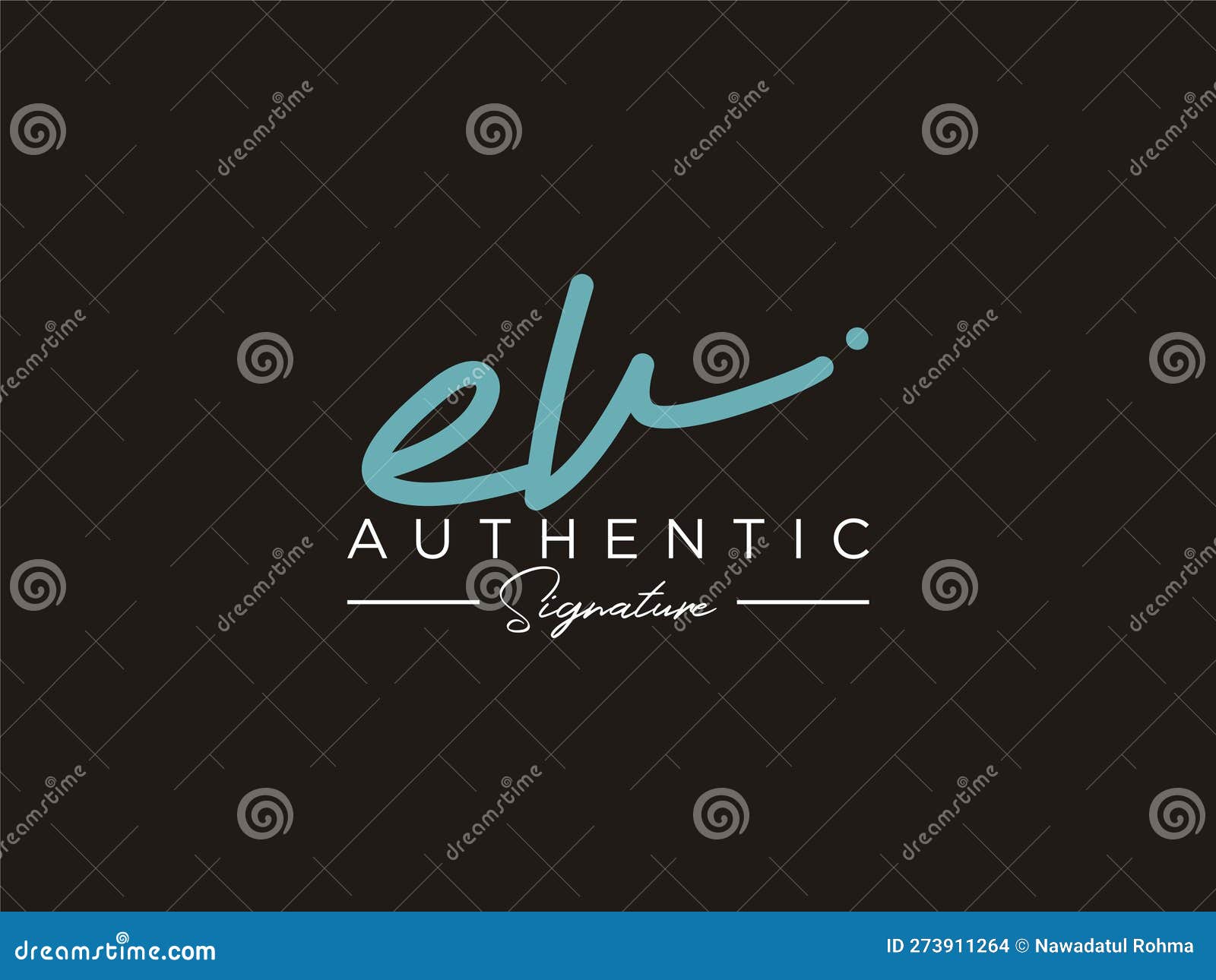 Letter EV Signature Logo Template Vector Stock Vector - Illustration of ...