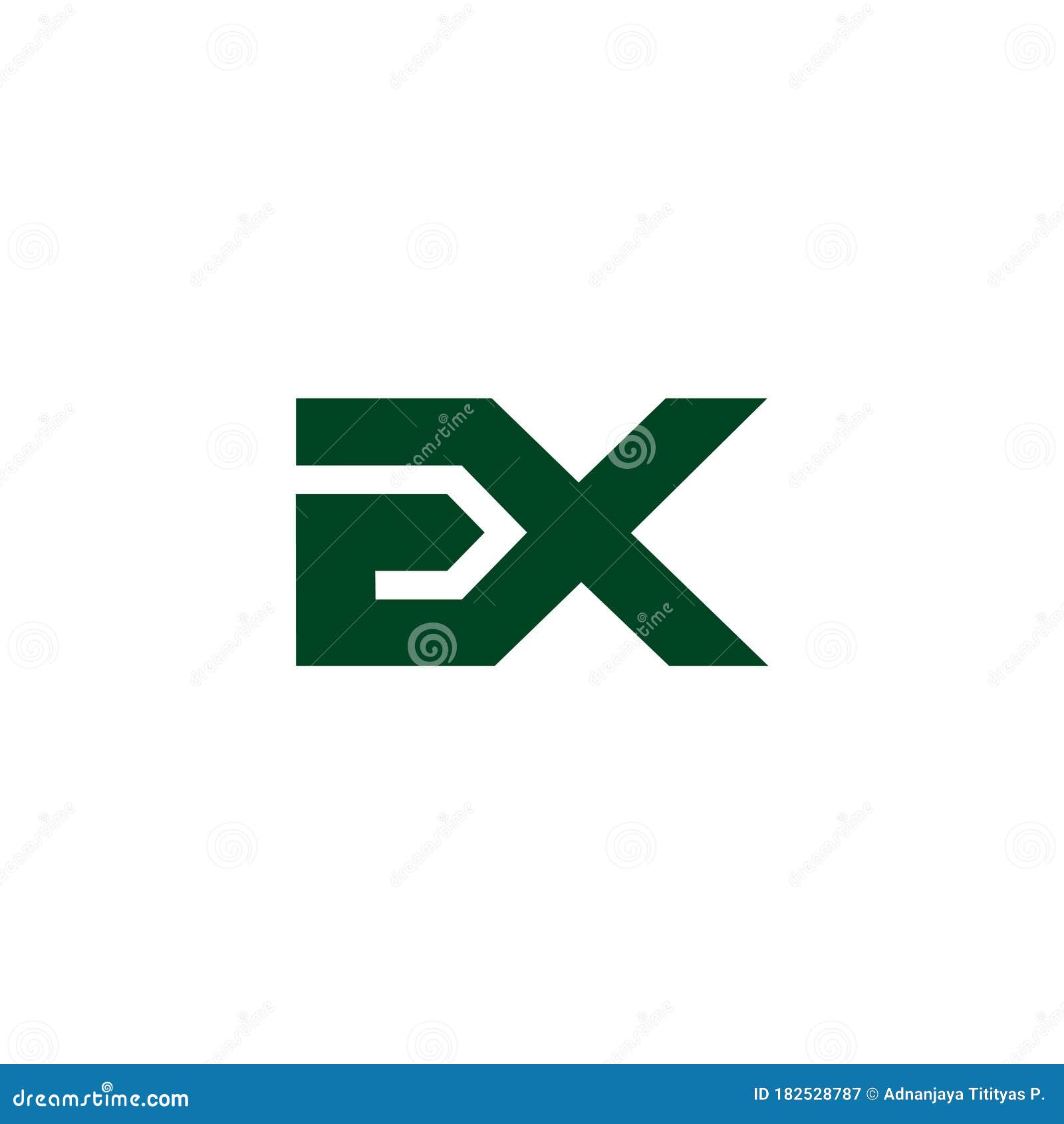 Letter Ex Simple Arrow Geometric Design Symbol Logo Vector Stock Vector ...