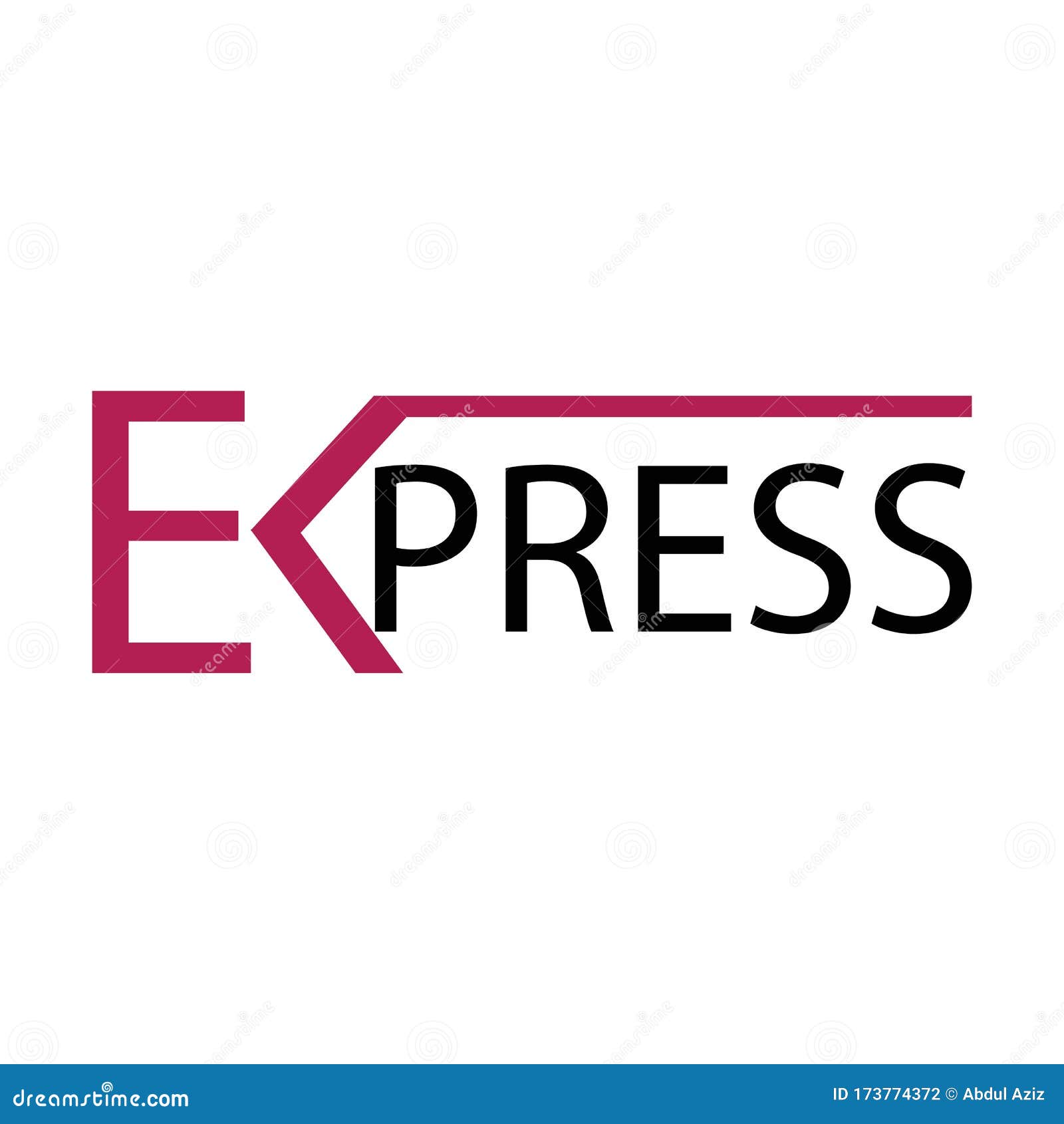 Express logo vector stock vector. Illustration of business - 173774372