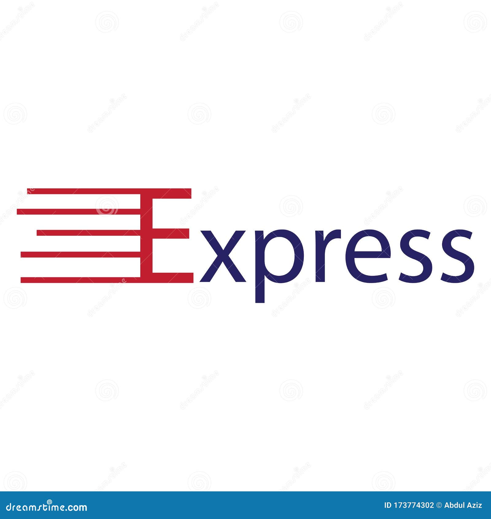 Express logo vector stock vector. Illustration of delivery - 173774302