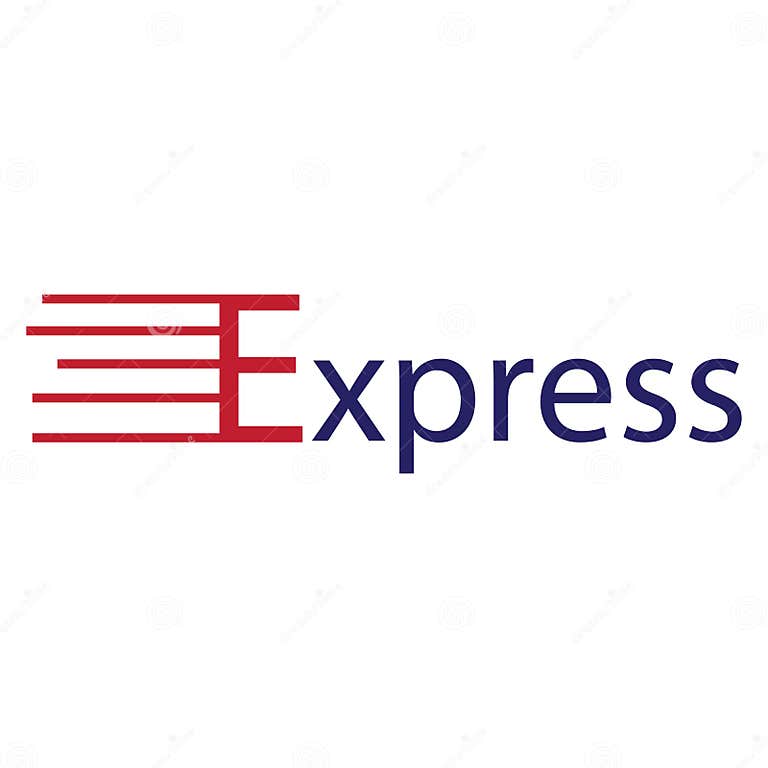 Express logo vector stock vector. Illustration of delivery - 173774302