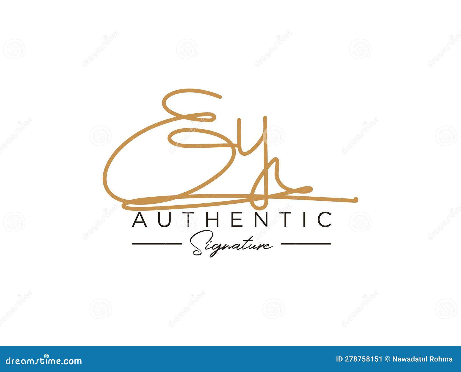 Letter EY Signature Logo Template Vector Stock Vector - Illustration of ...