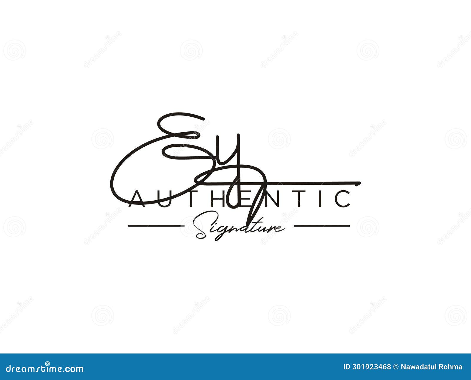 Letter EY Signature Logo Template Vector Stock Vector - Illustration of ...