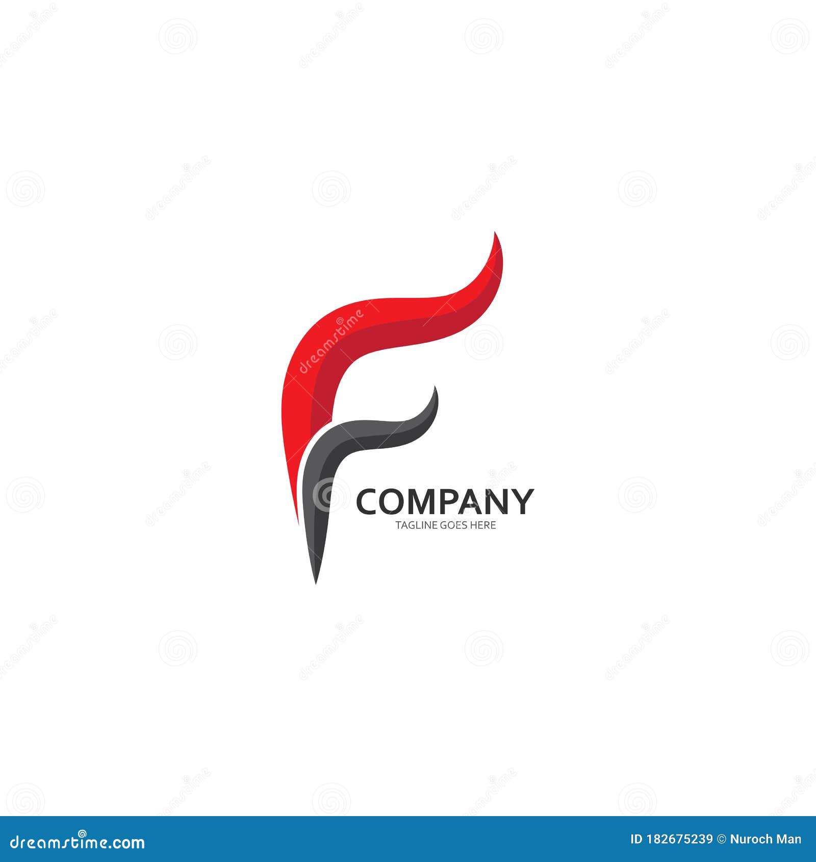 Letter F Abstract Logo Vector. Stock Vector - Illustration of delivery ...