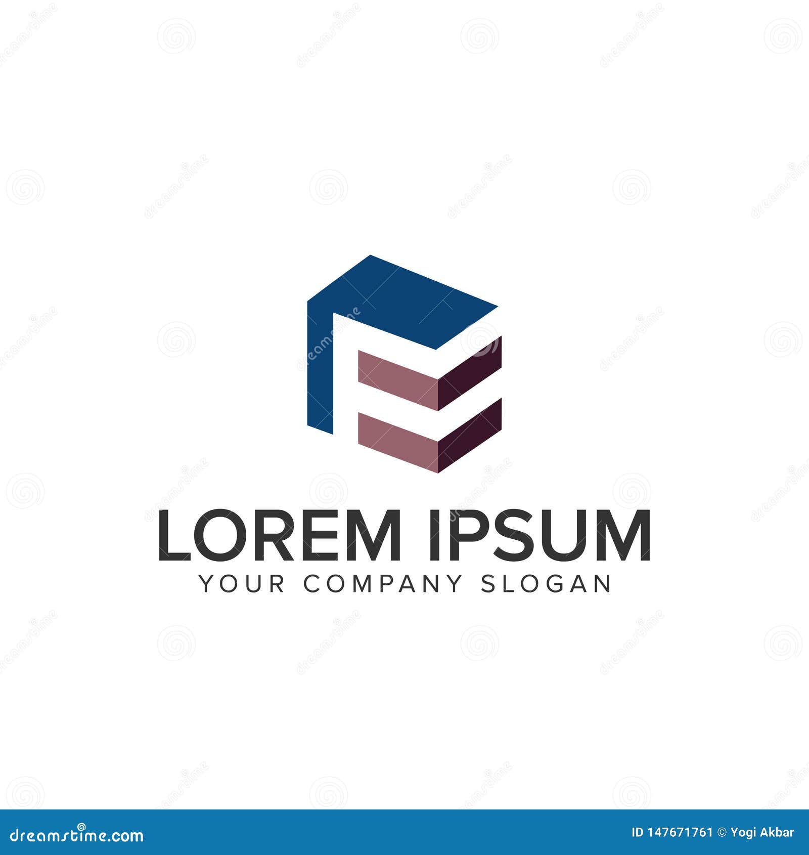 Letter F architect logo stock vector. Illustration of letters - 147671761