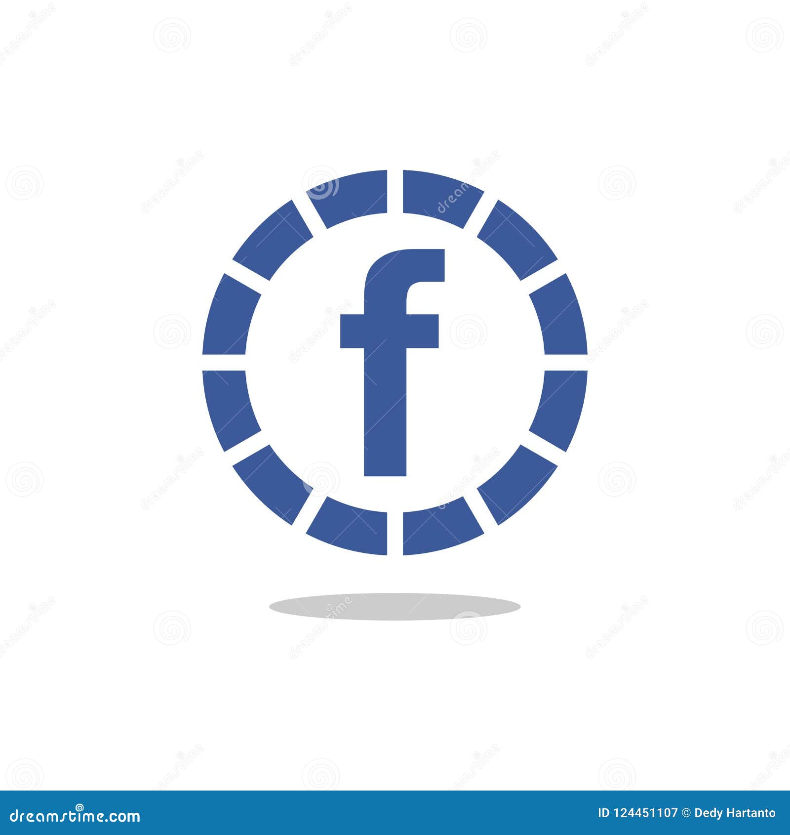 Facebook Icon Circle Eps