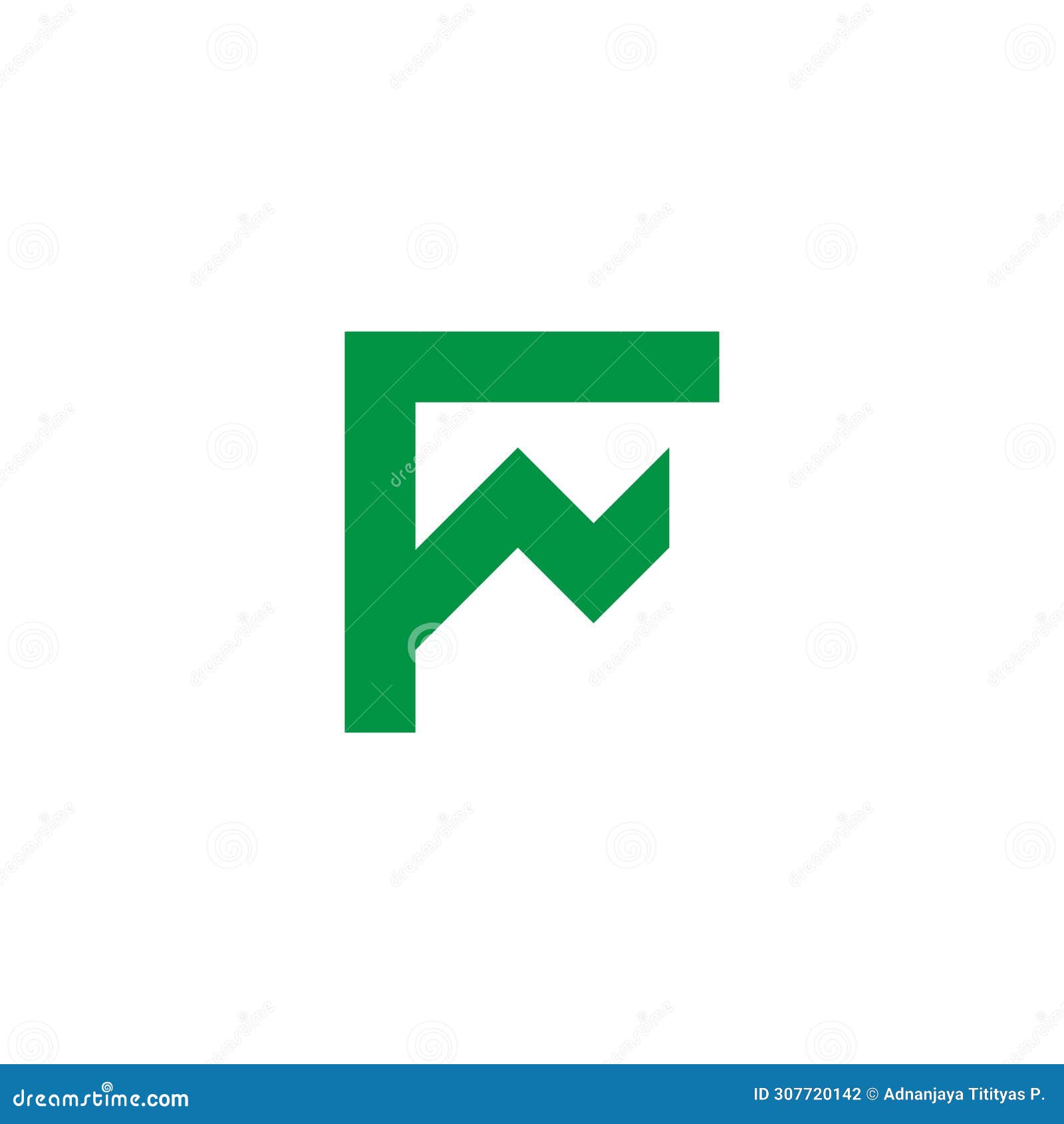Letter F Graphic Chart Finance Logo Vector Stock Vector - Illustration ...