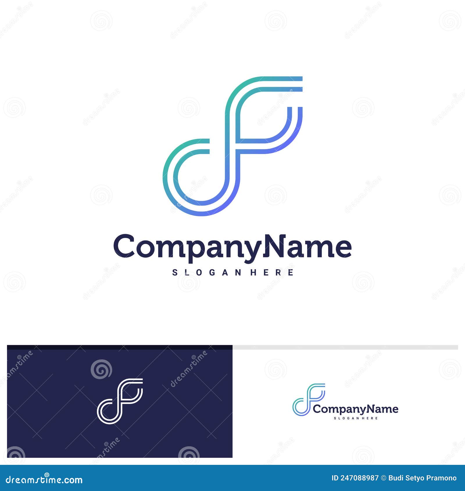 Letter F, J, S Logo Vector Template, Creative F, J, S Logo Design ...