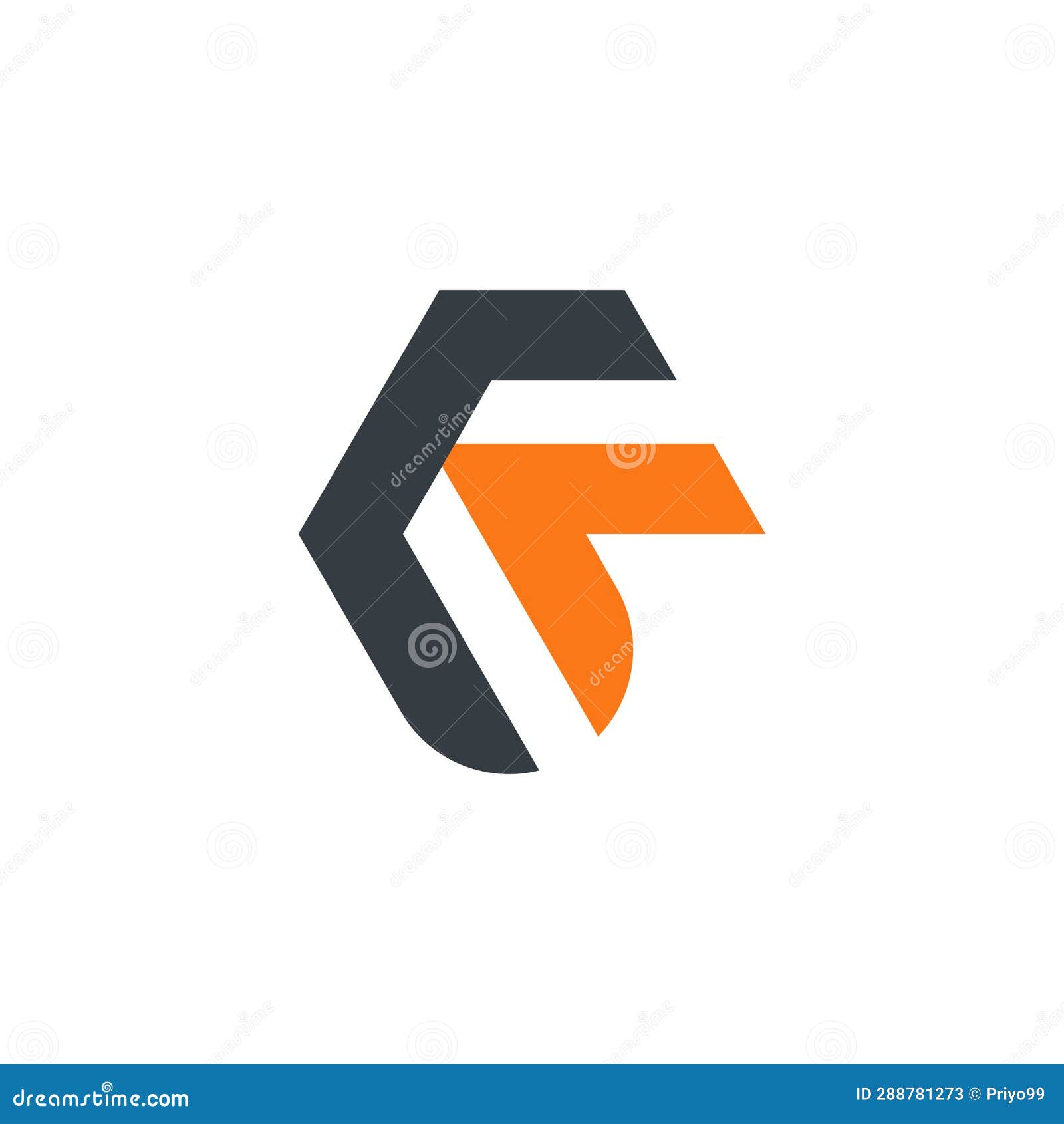 Letter F Logo Design Element Vector with Modern Style Stock Vector ...