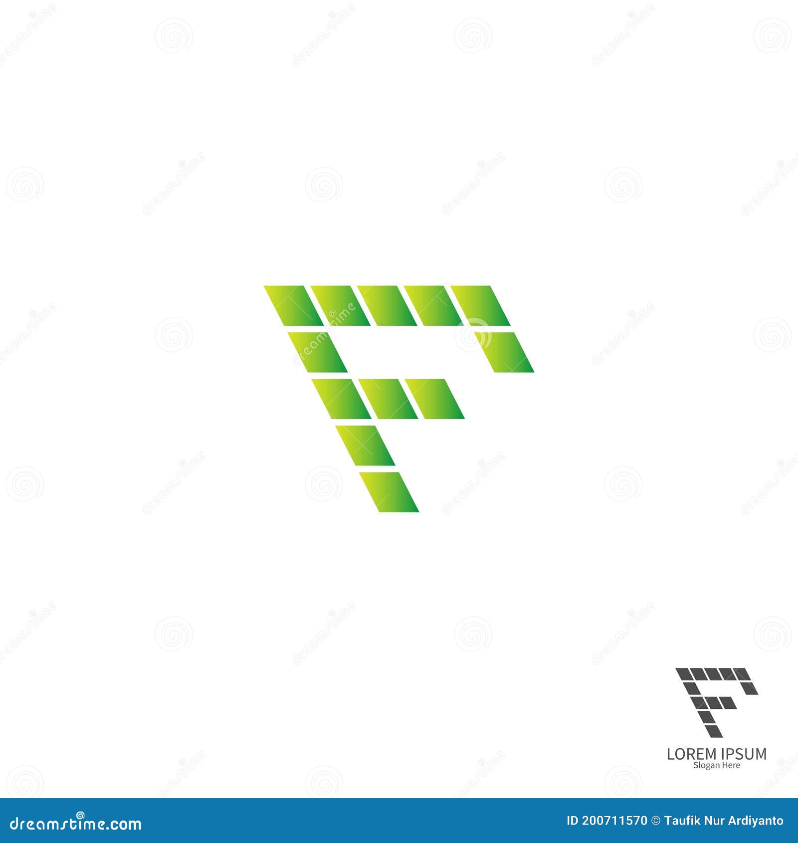 Letter F Square Logo Icon Concept Design Stock Vector - Illustration of ...