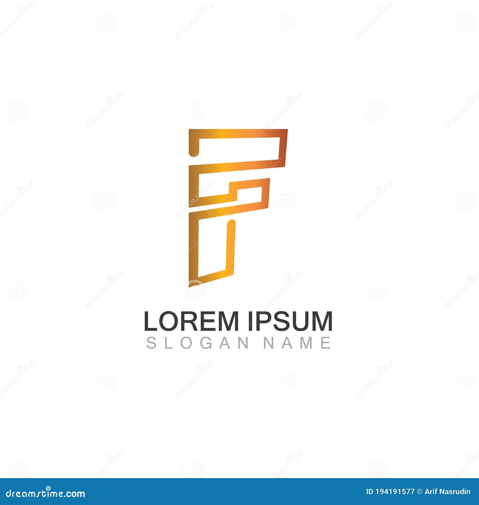 Letter F Technology Logo Concept. Creative and Elegant Logo Design ...