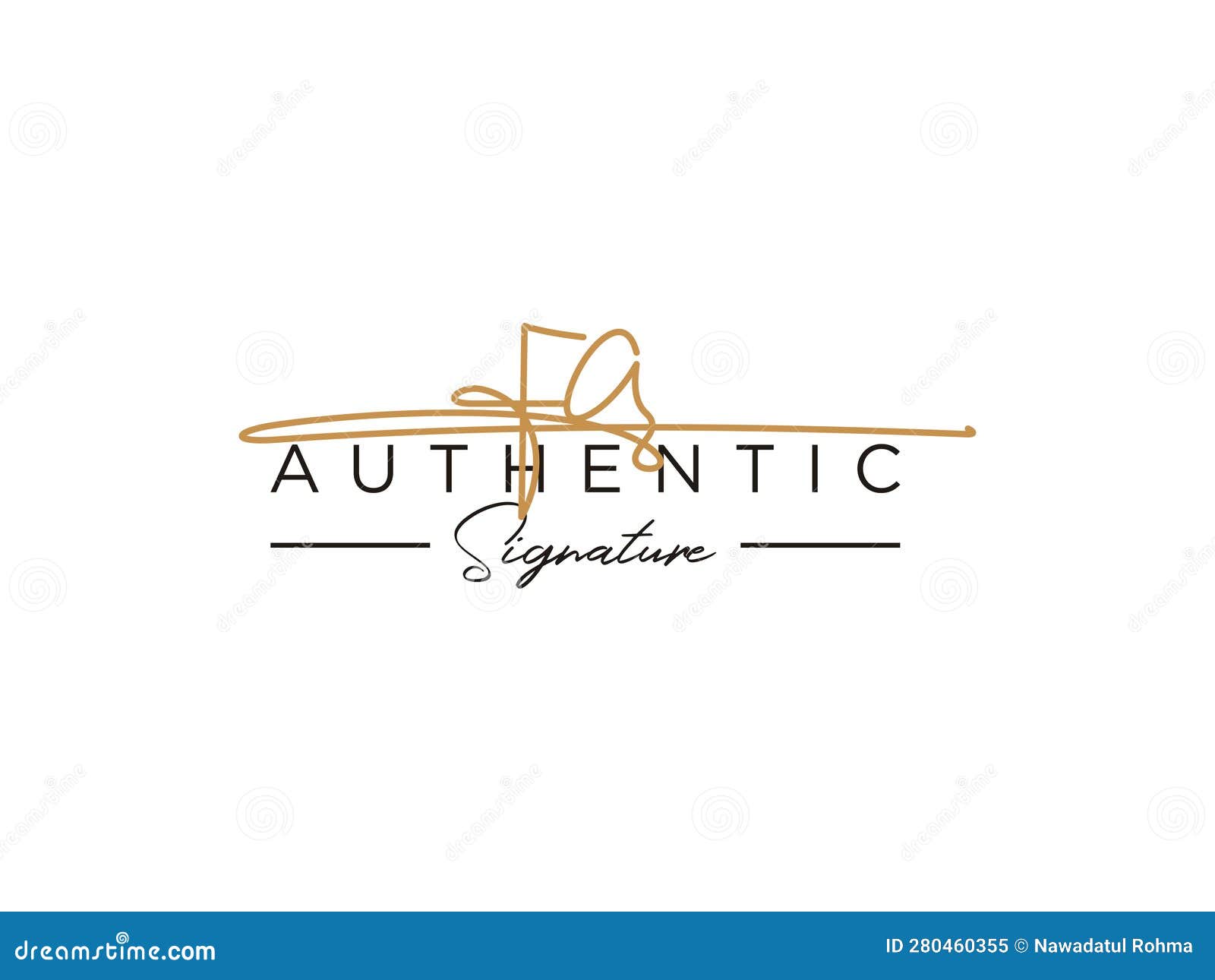 Letter FA Signature Logo Template Vector Stock Vector - Illustration of ...