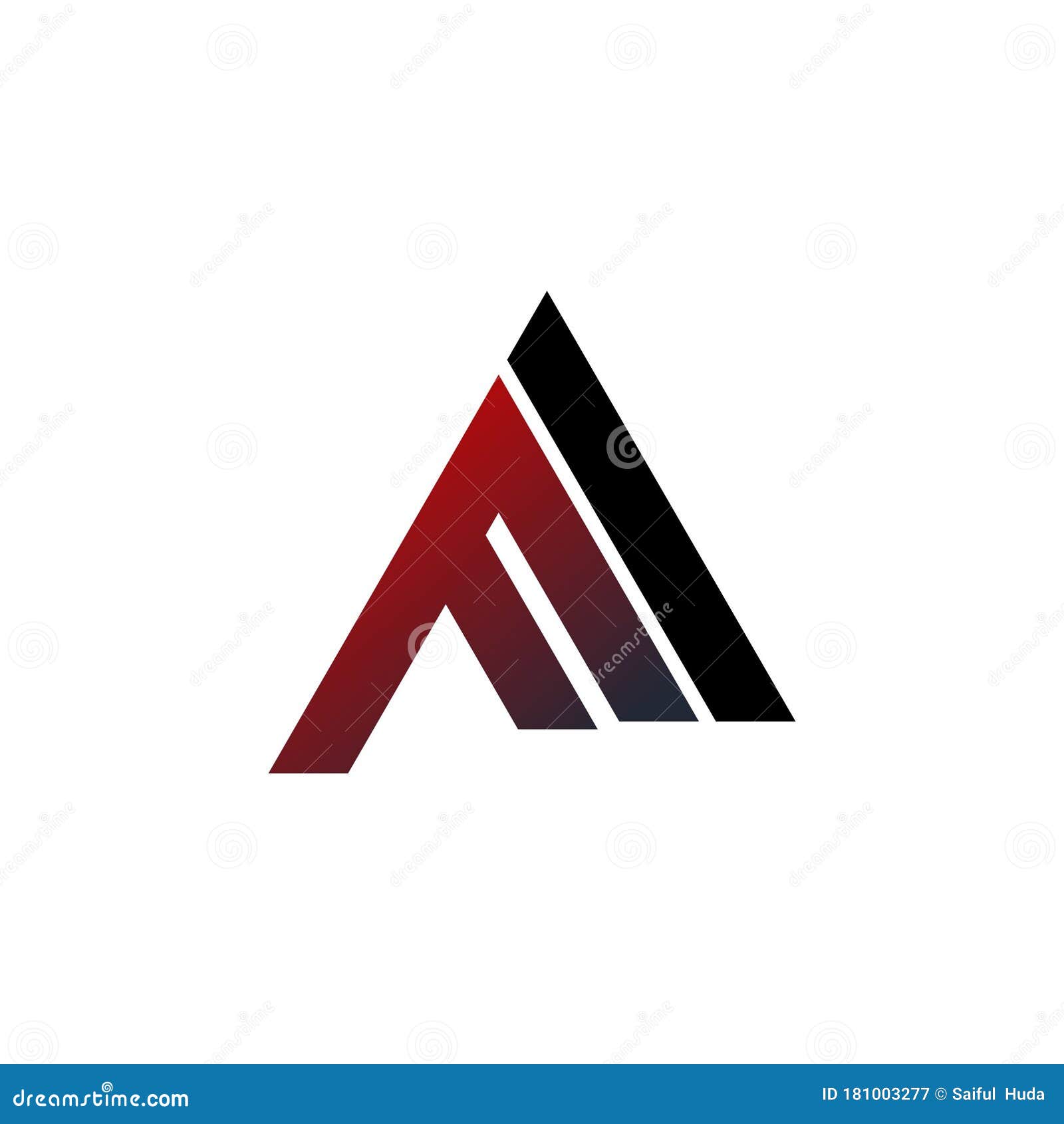 Letter FA Simple Logo Icon Design Vector. Stock Vector - Illustration ...