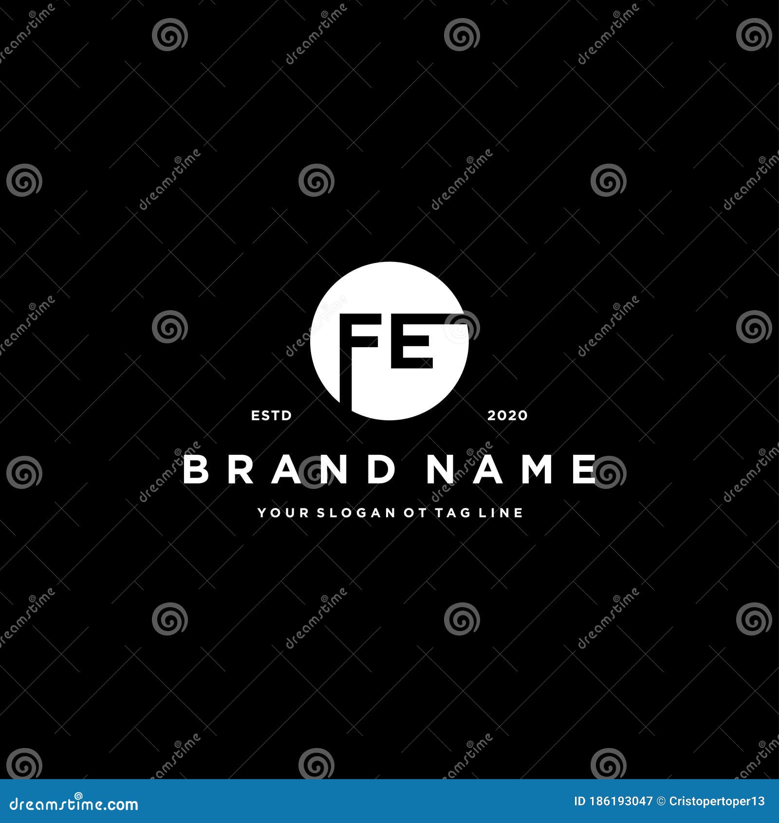 Letter FE Logo Design Vector Stock Vector - Illustration of emblem ...