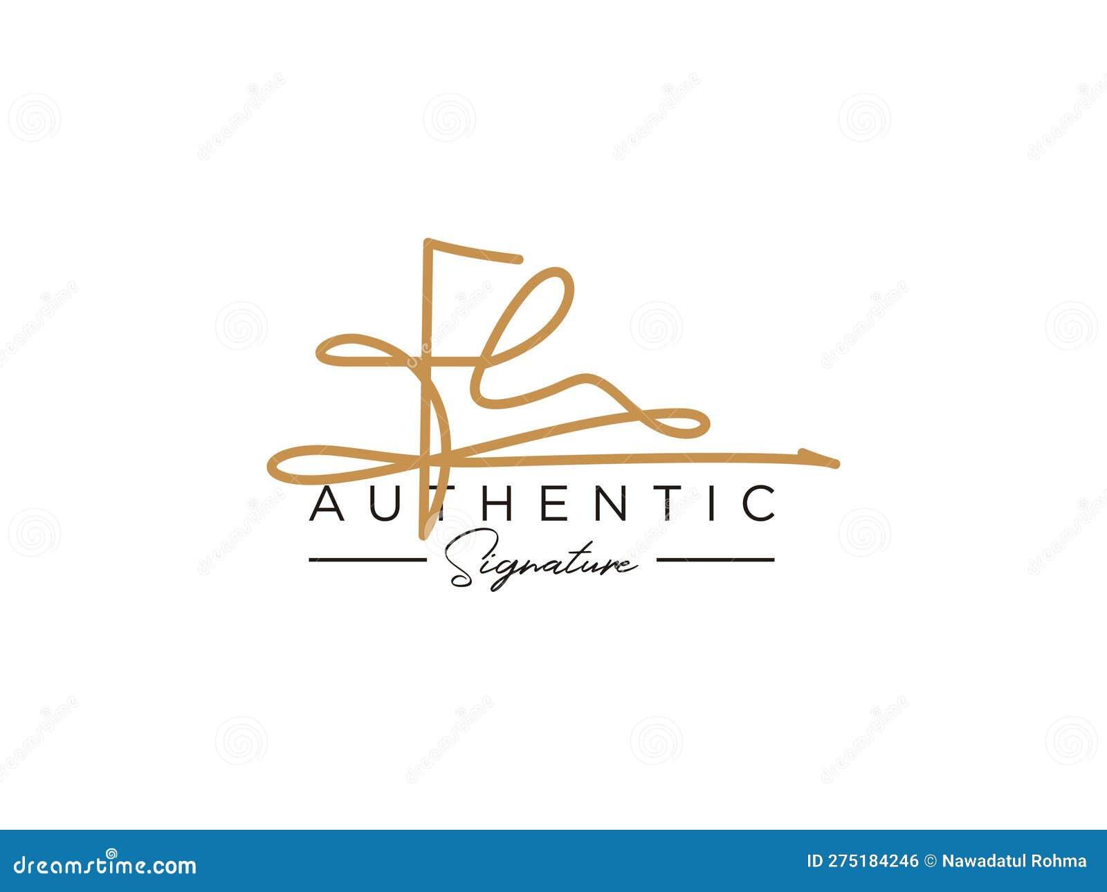 Letter FE Signature Logo Template Vector Stock Vector - Illustration of ...