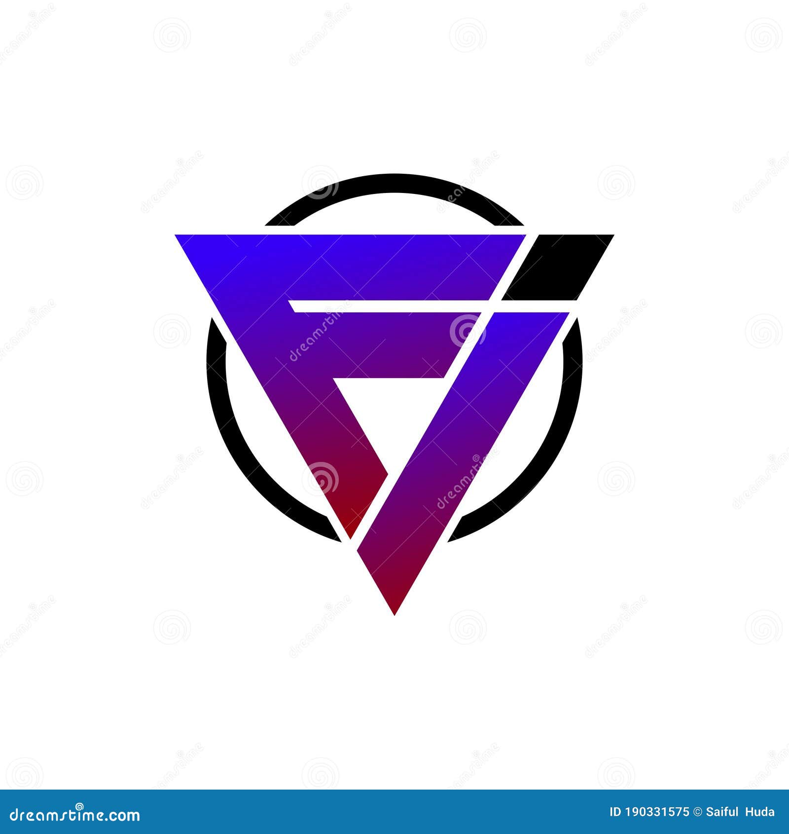 Letter Fi Monogram Logo Icon Design Vector. Stock Vector - Illustration ...