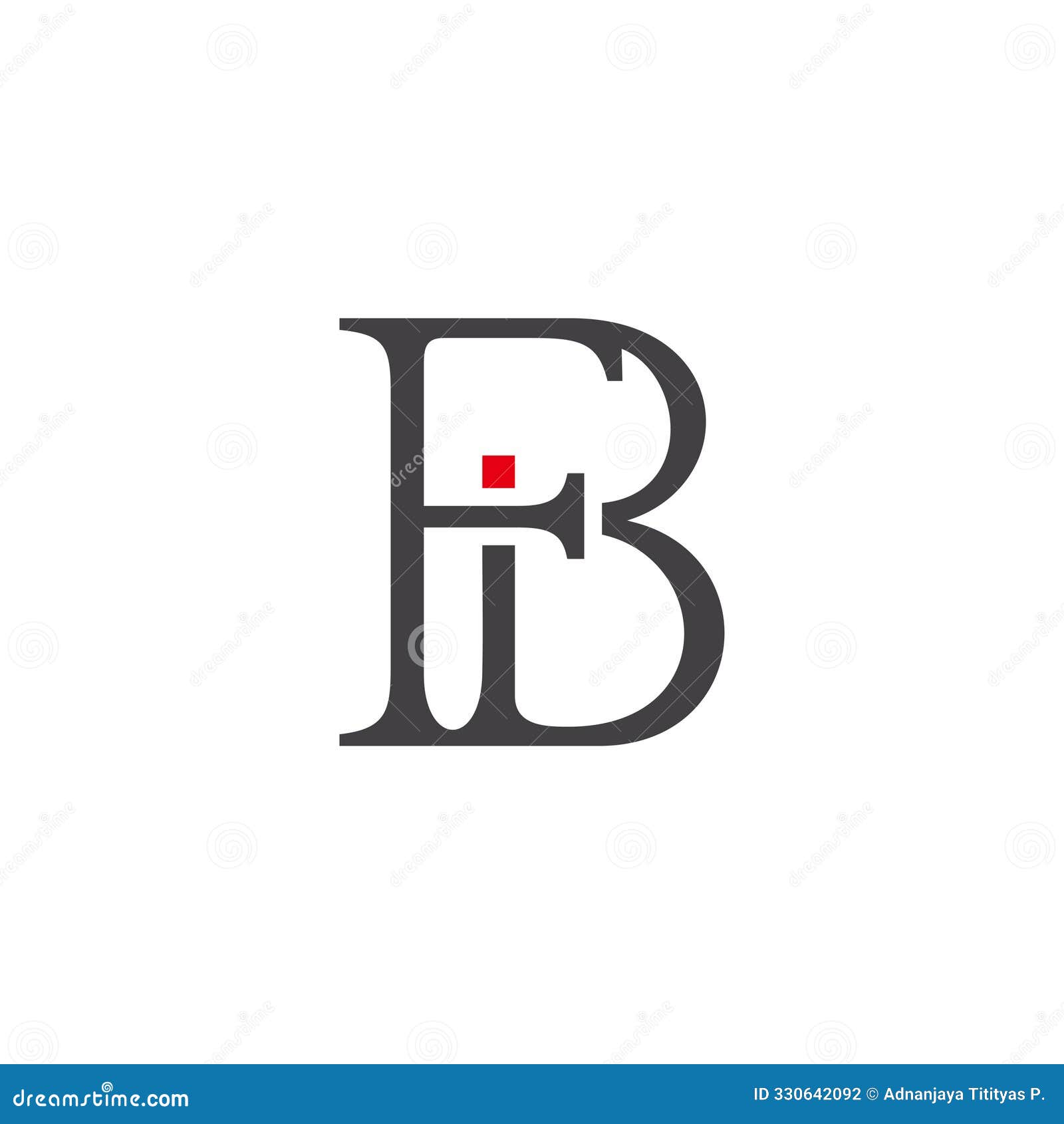 Letter Fib Simple Linked Font Symbol Logo Vector Stock Vector ...