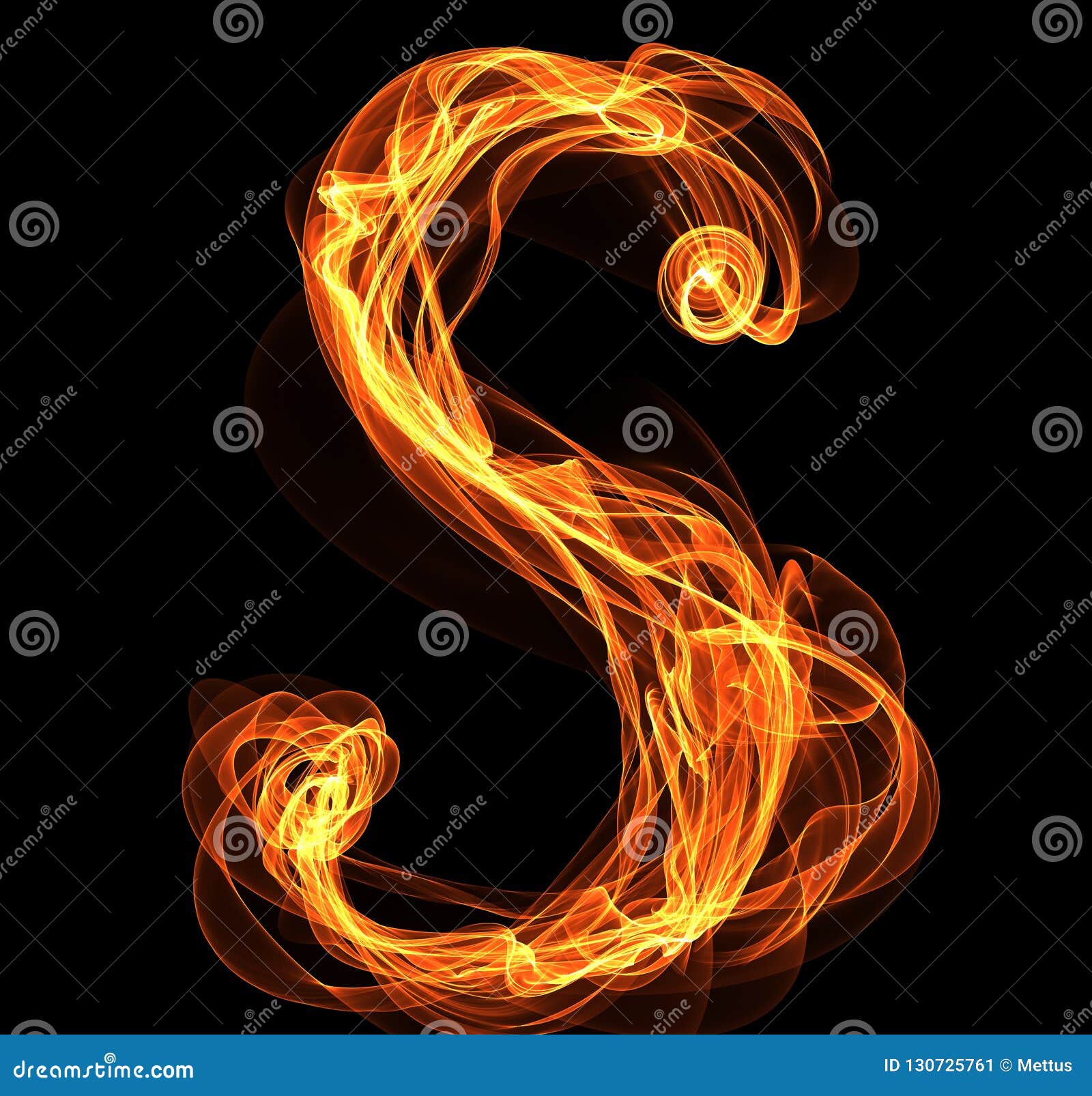 Letter in Fire Illustration Stock Vector - Illustration of fire ...