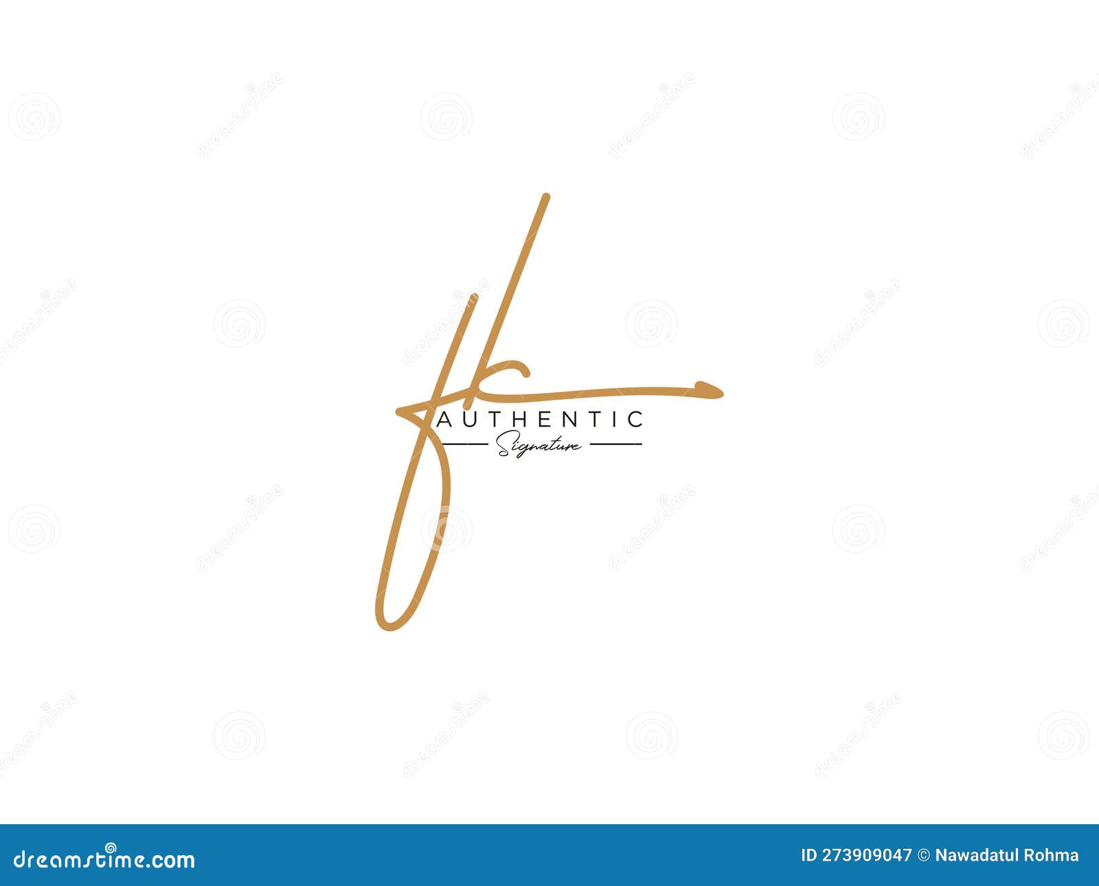 Letter FK Signature Logo Template Vector Stock Vector - Illustration of ...